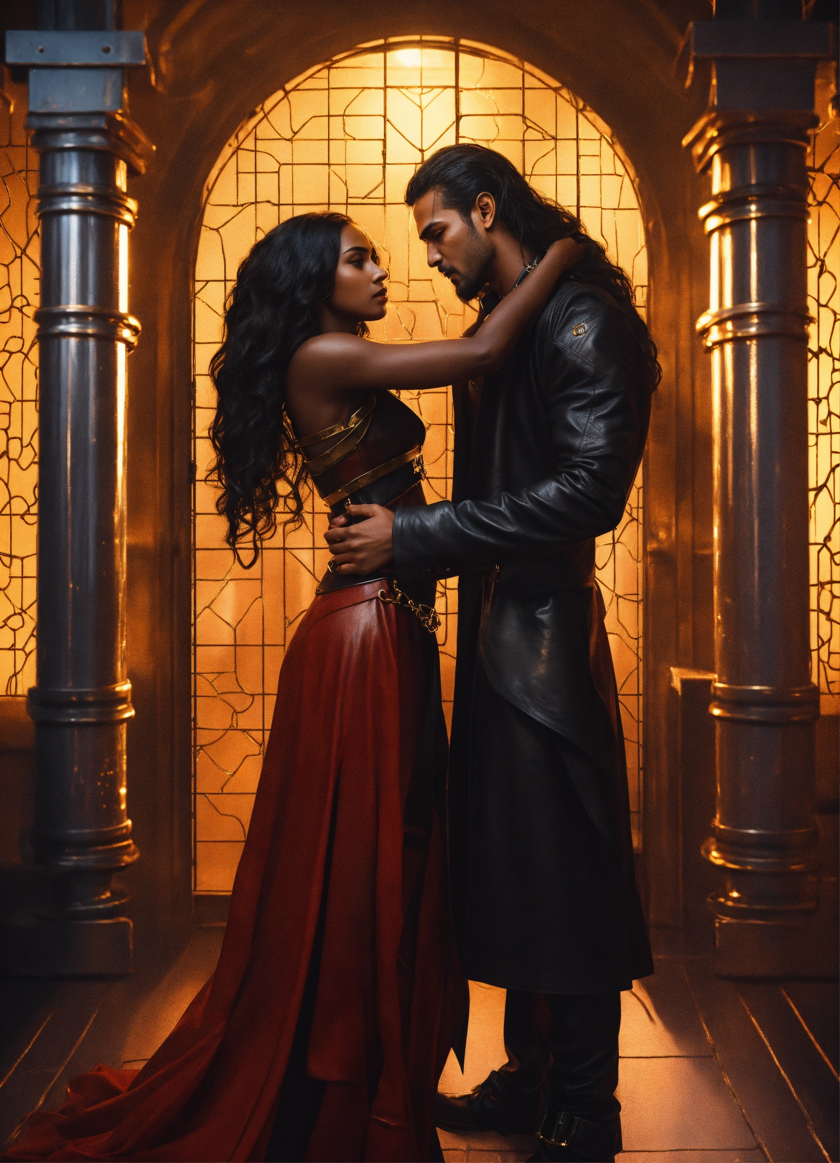 Lexica - A male vampire , a huge strong short hair muscular Indian male ...