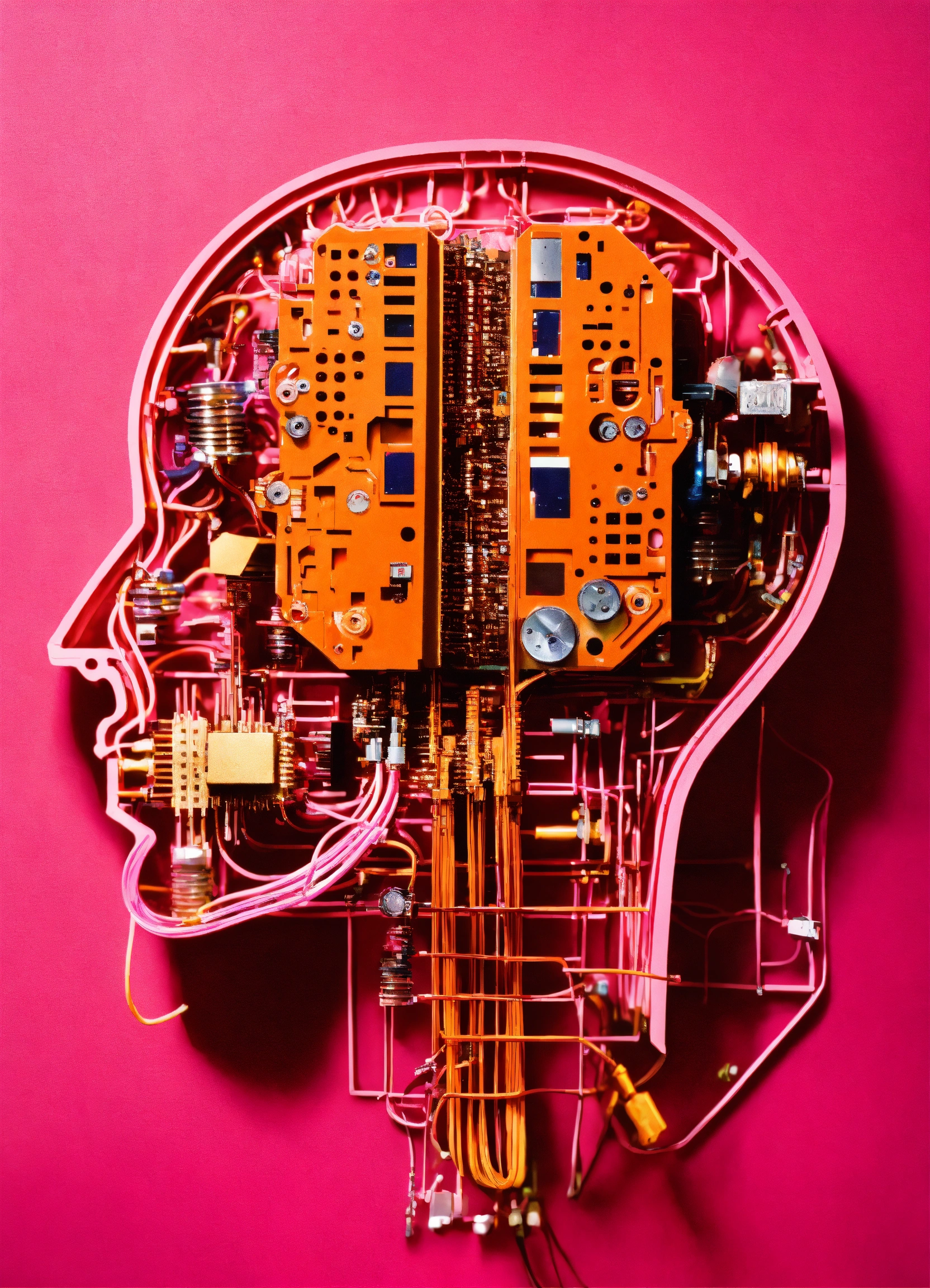 Lexica - Make a brain shaped mechanical elements with wires, cogs ...