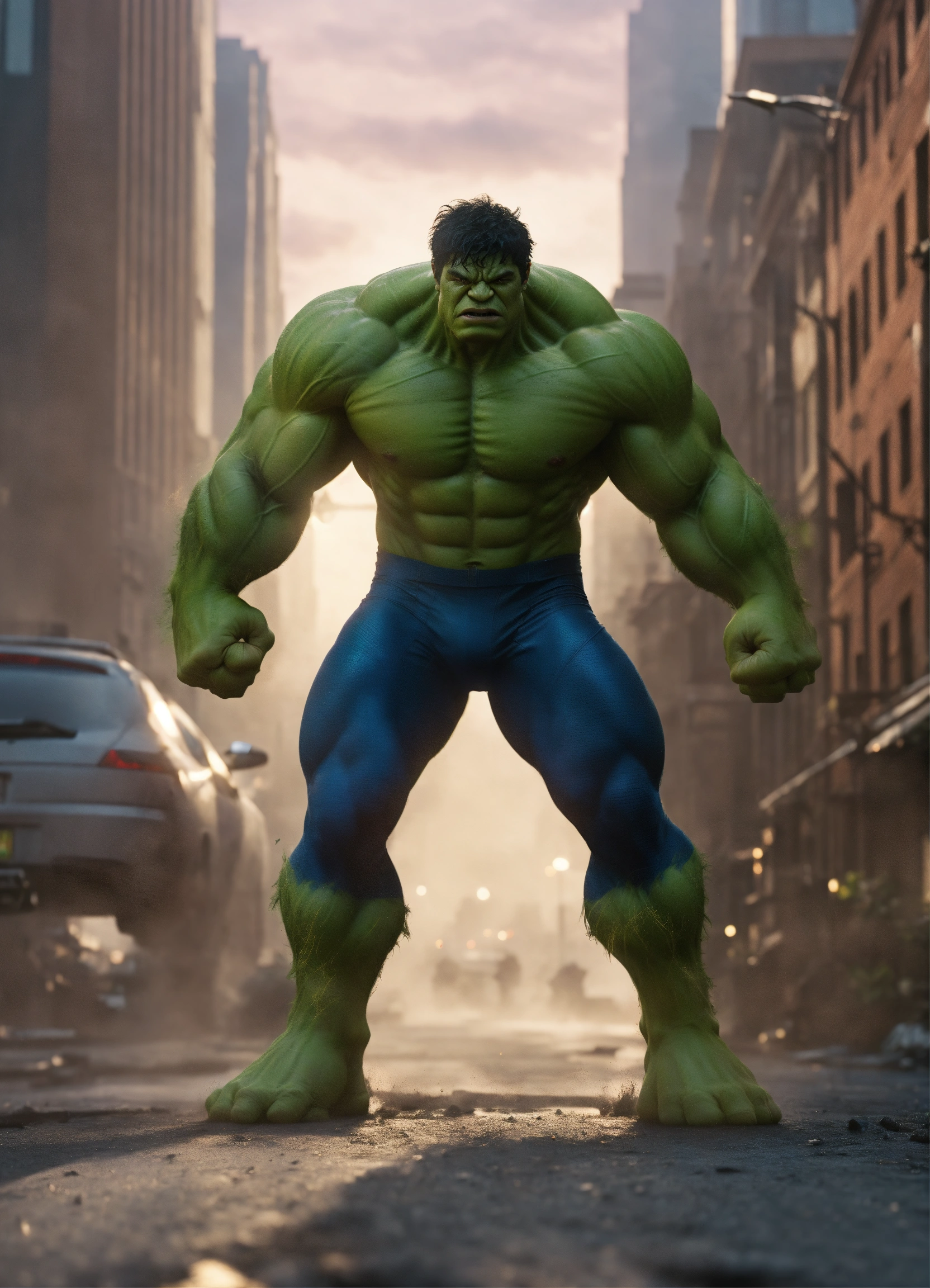 Lexica - Hulk spiderman hybrid hero, 8k mist, cinema still action shot