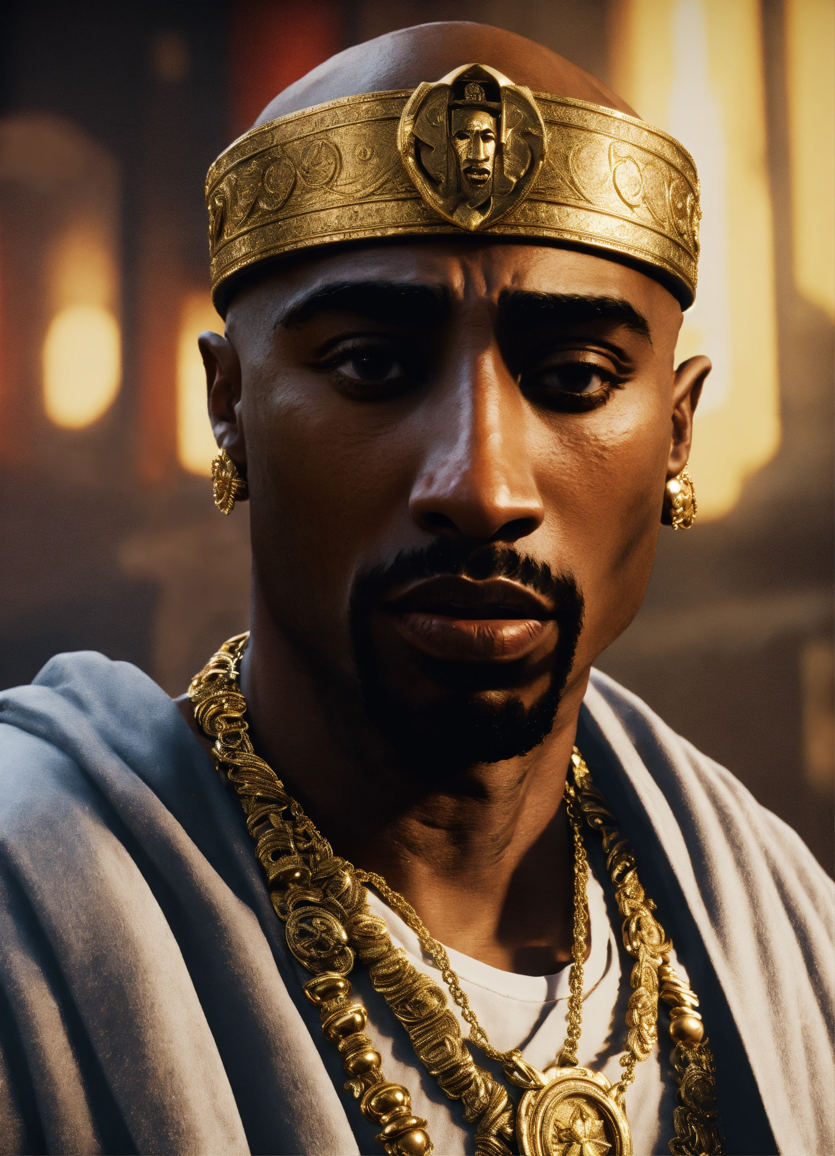 Lexica - Tupac Shakur as Julius Caesar 8k unreal engine render ...