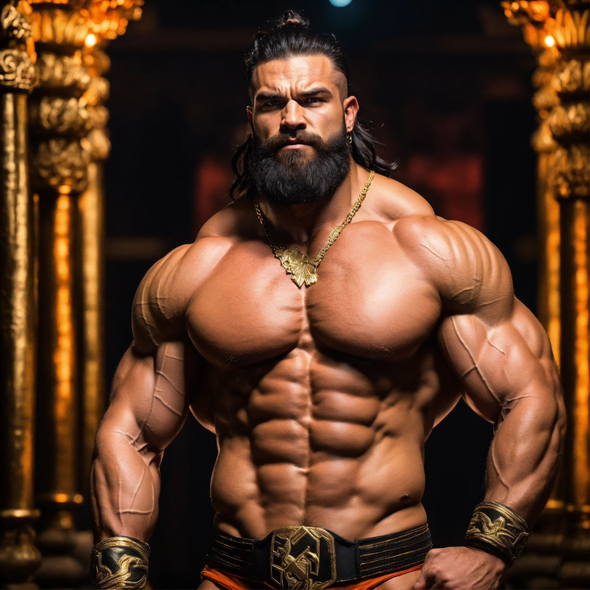 Lexica - 30-year-old hairy man with big muscles, Kotal Kahn from Mortal ...