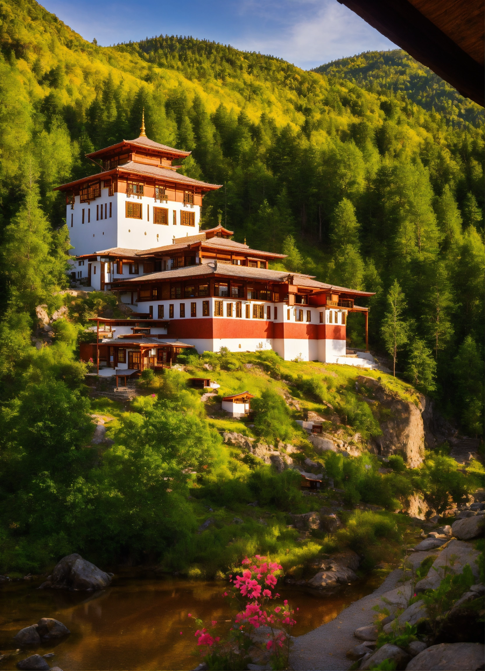 Lexica - Mystical Mountain Monastery Retreat Allow a meditative escape ...