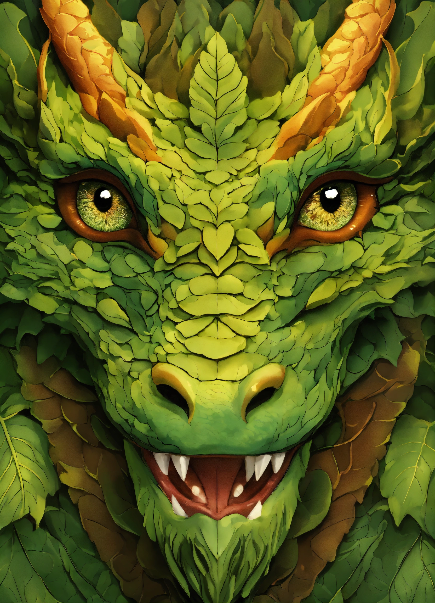 Lexica - "Design a series of imaginative and vibrant dragon faces ...
