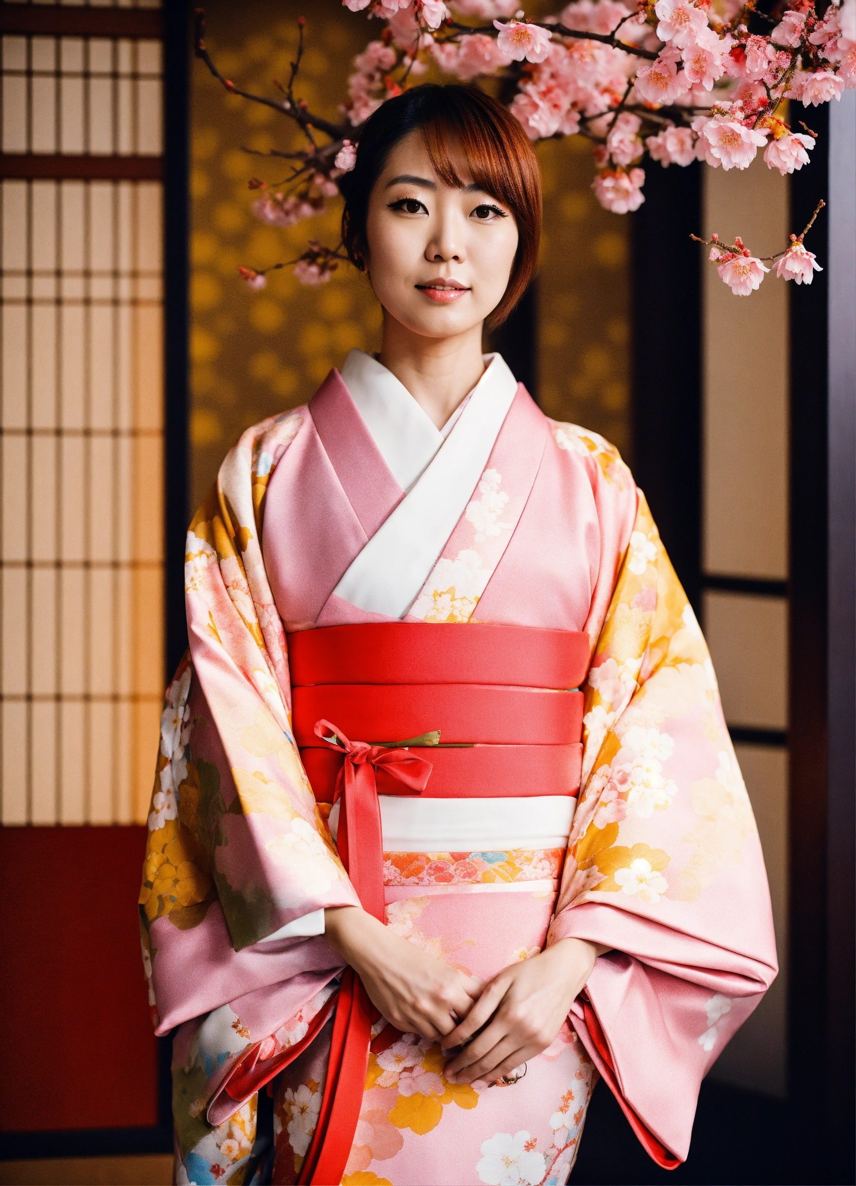 Lexica - Sakura hayashi wearing kimono