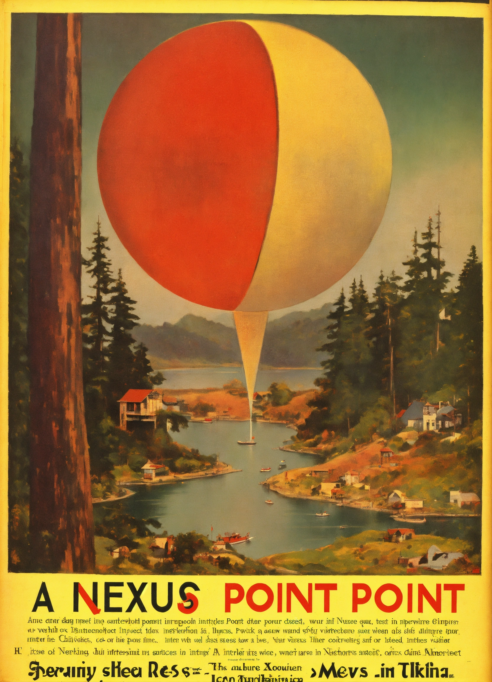 Lexica - A nexus point where many things intersect, vintage painted ...