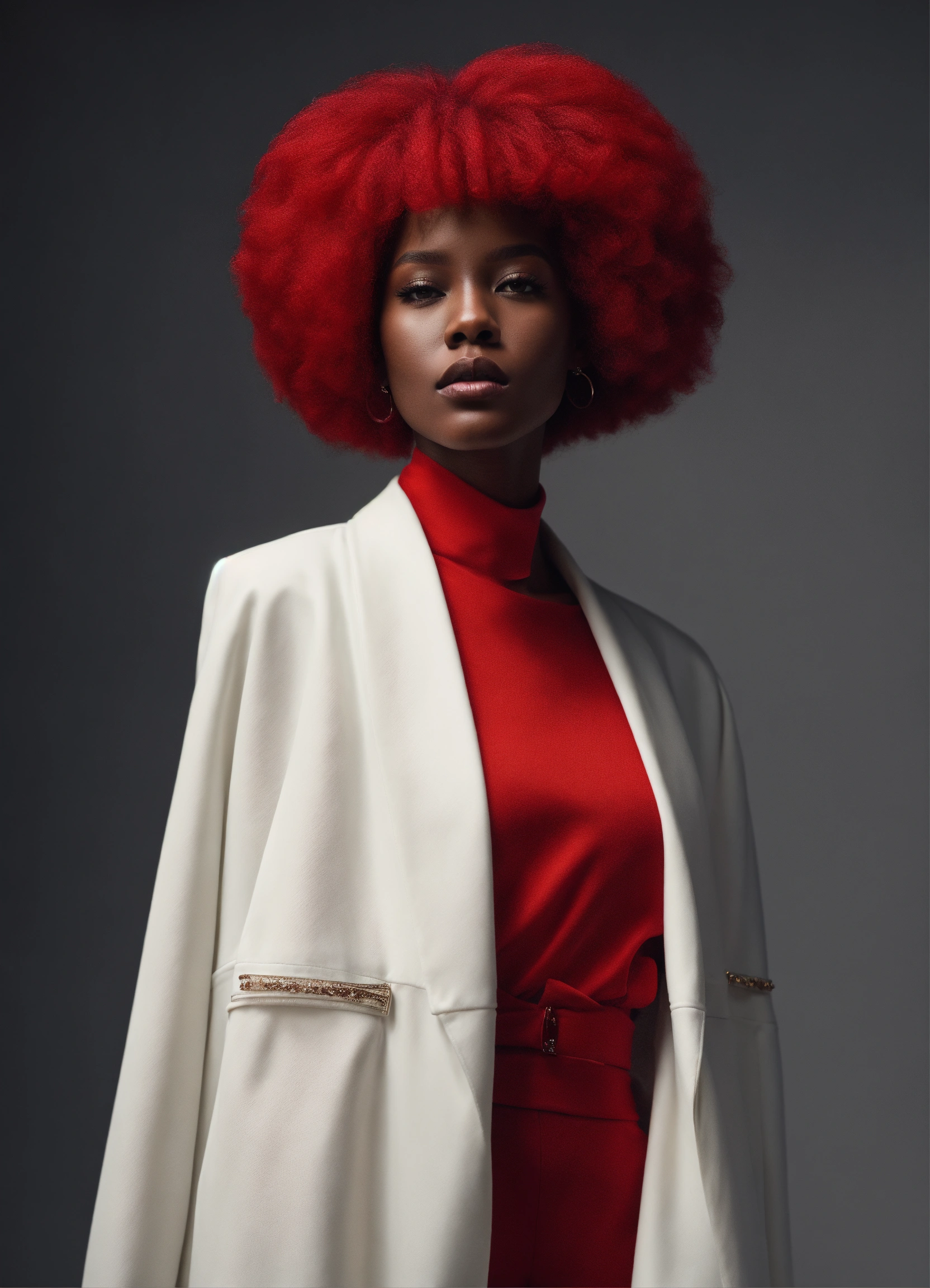 Lexica - Minimalistic and sleek. Hyperrealistic. Black woman female ...