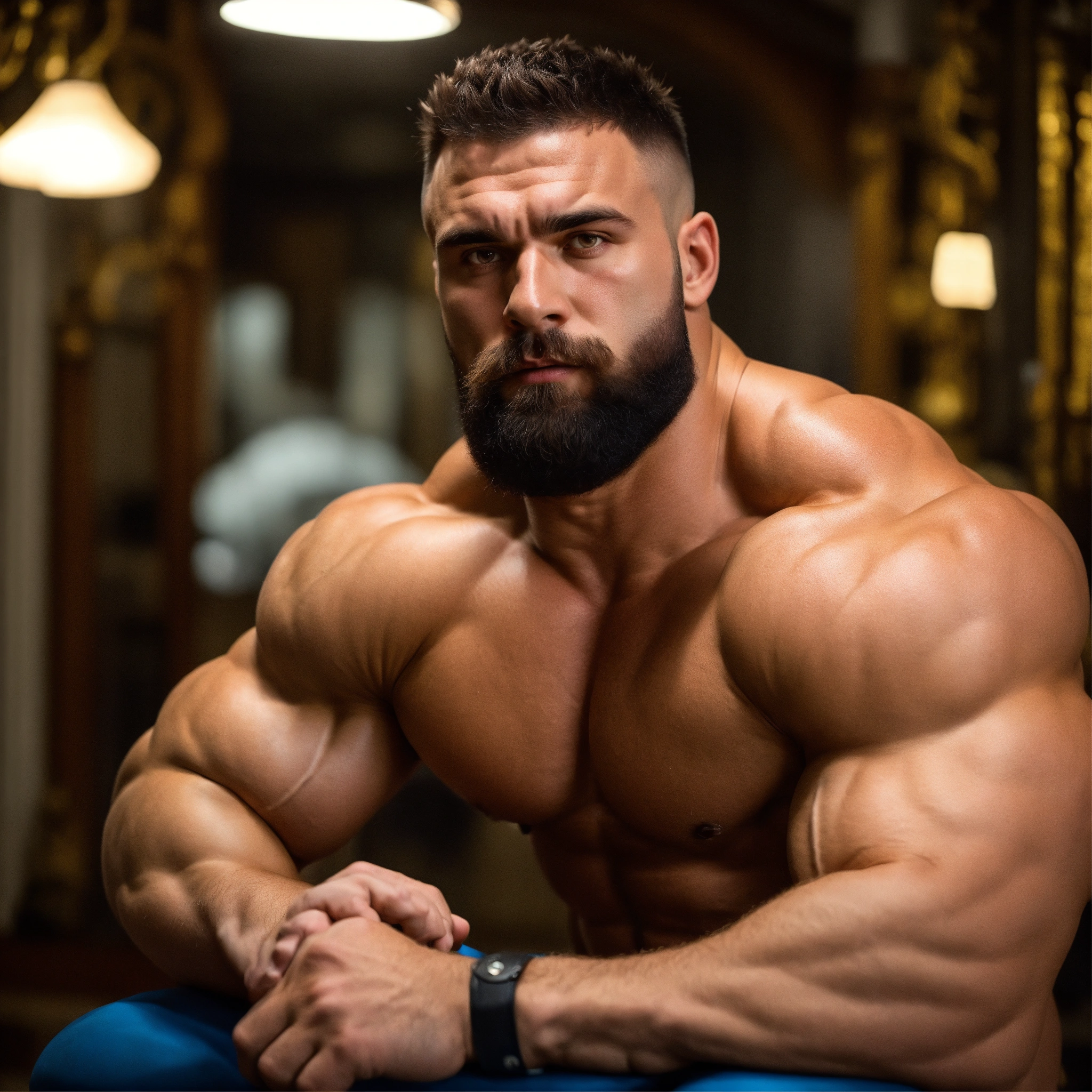 Lexica - 30-year-old hairy Moldovan man with big muscles, big ...