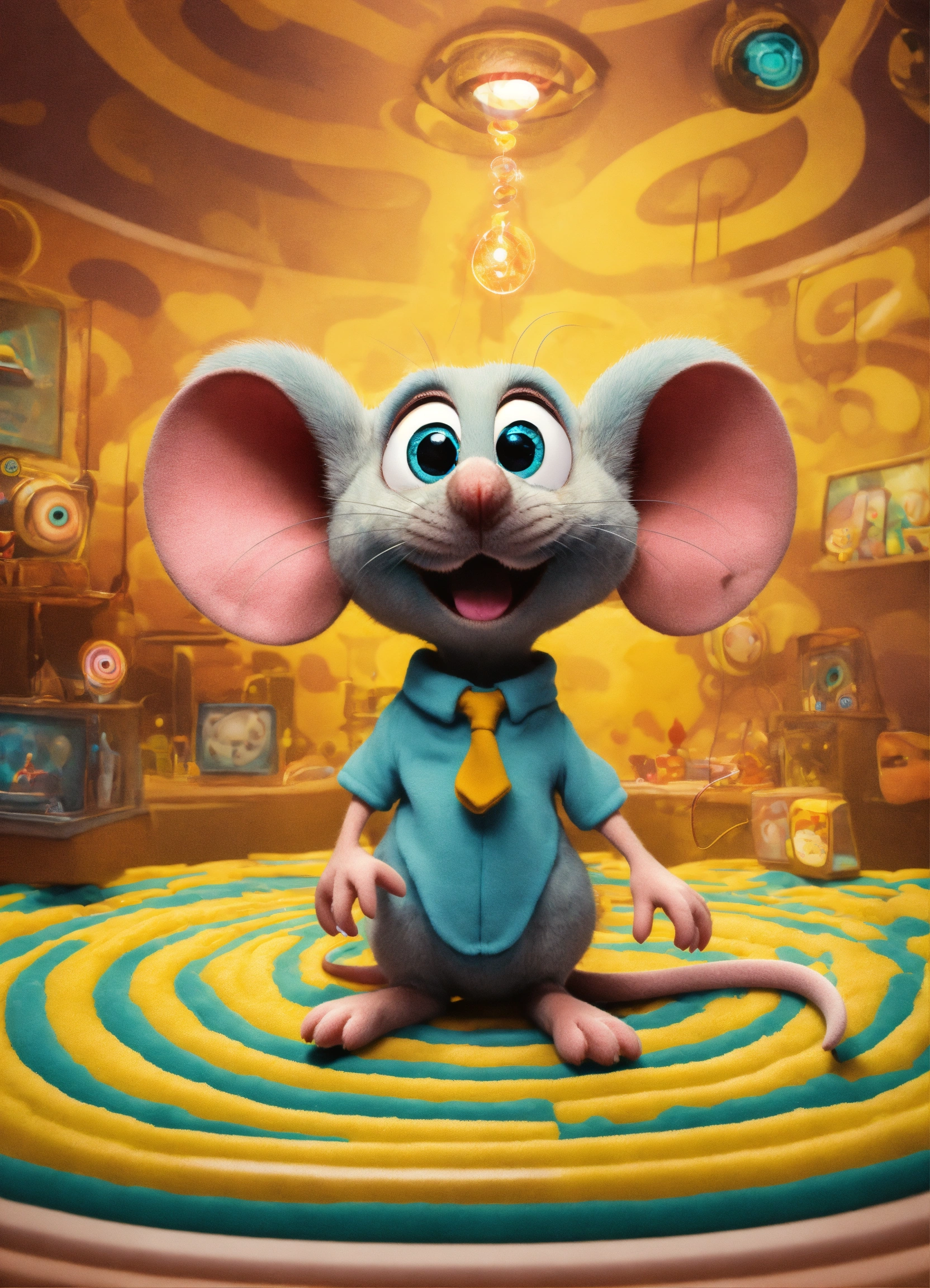 Lexica - Hypnotized mouse starring, brainwashed, mind controlled, with ...