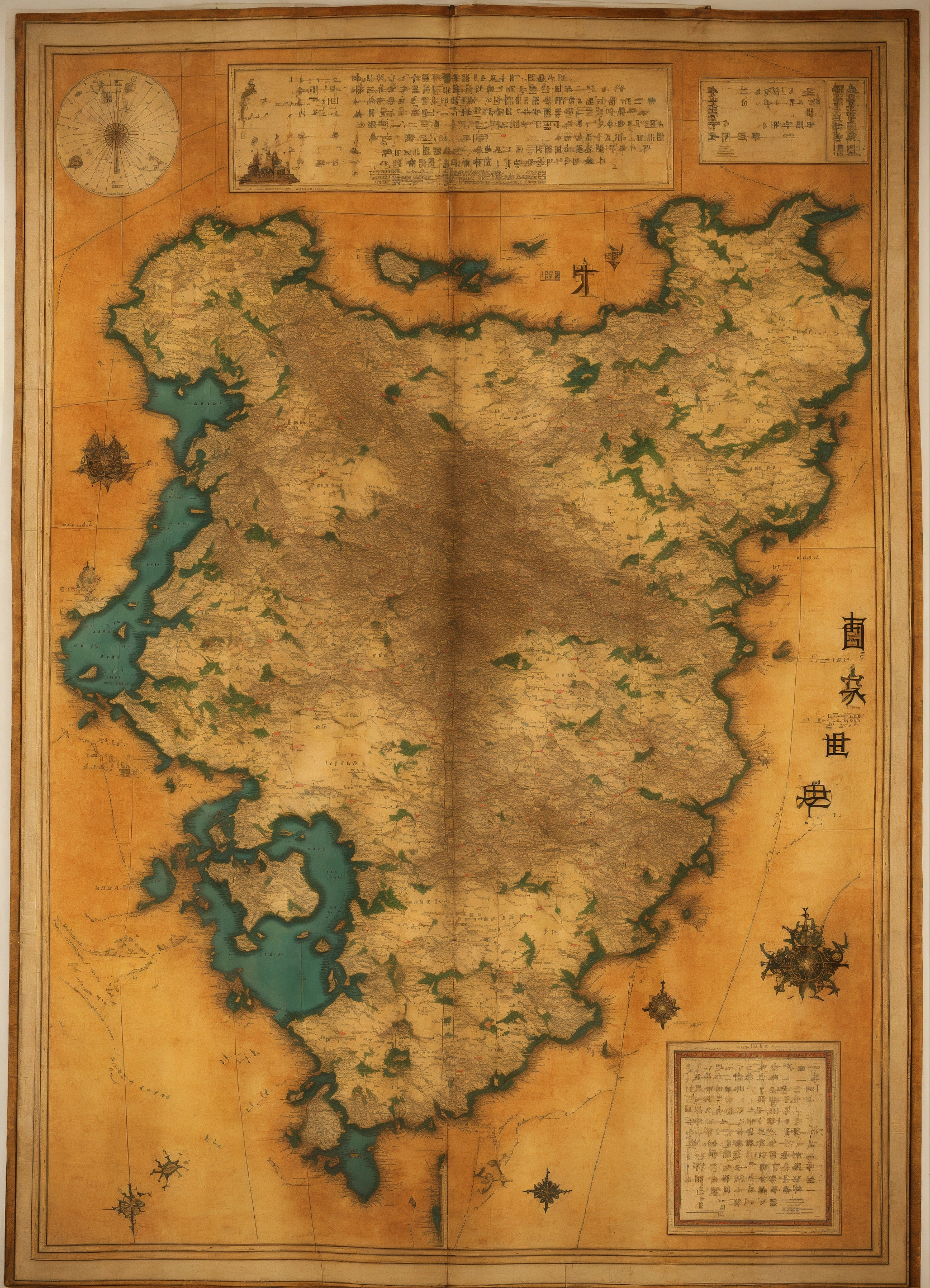 Lexica - Sango(three kingdom) antique map