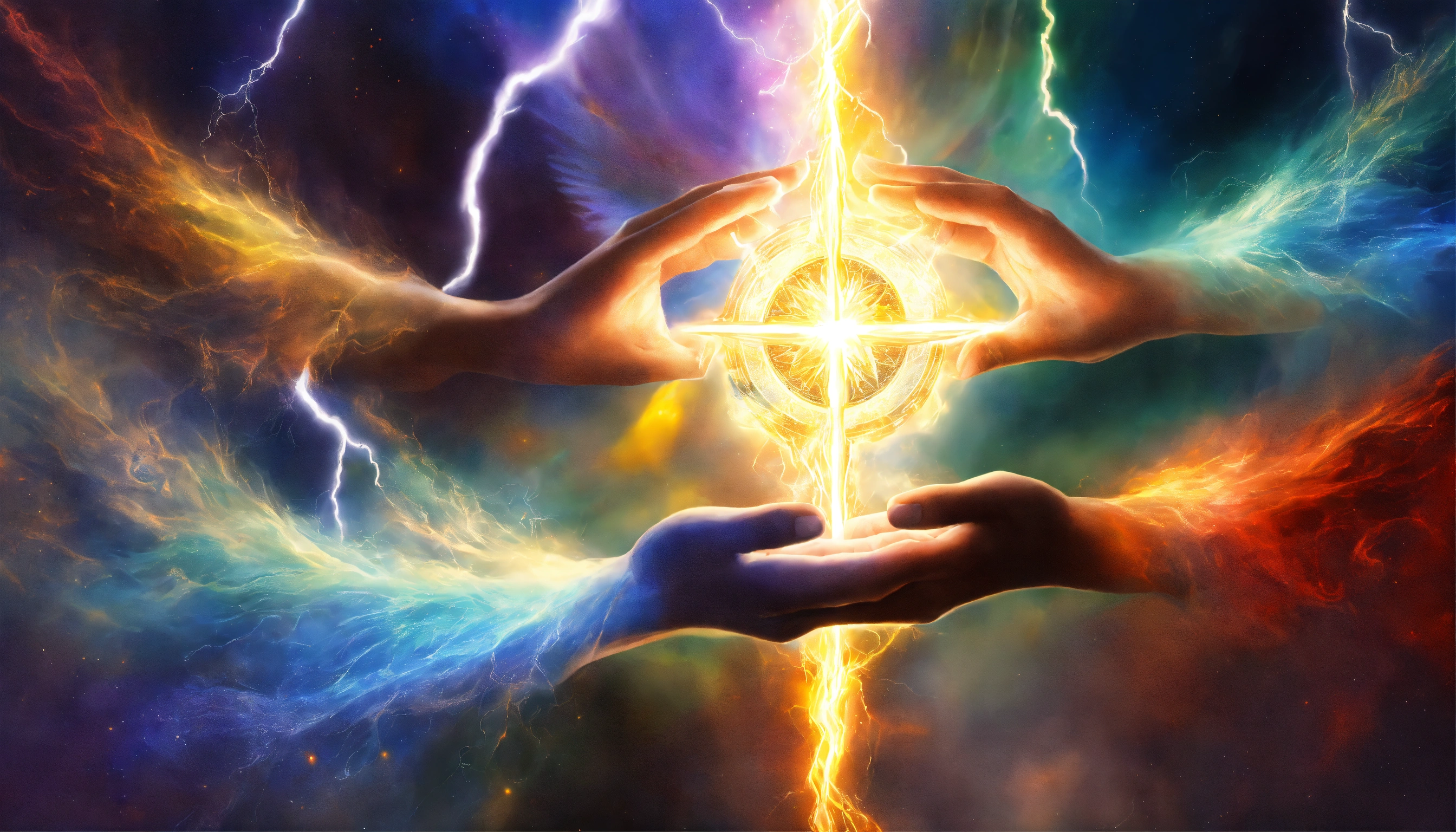 Lexica - Holistic healing, hands of god with lightening, mystic and ...