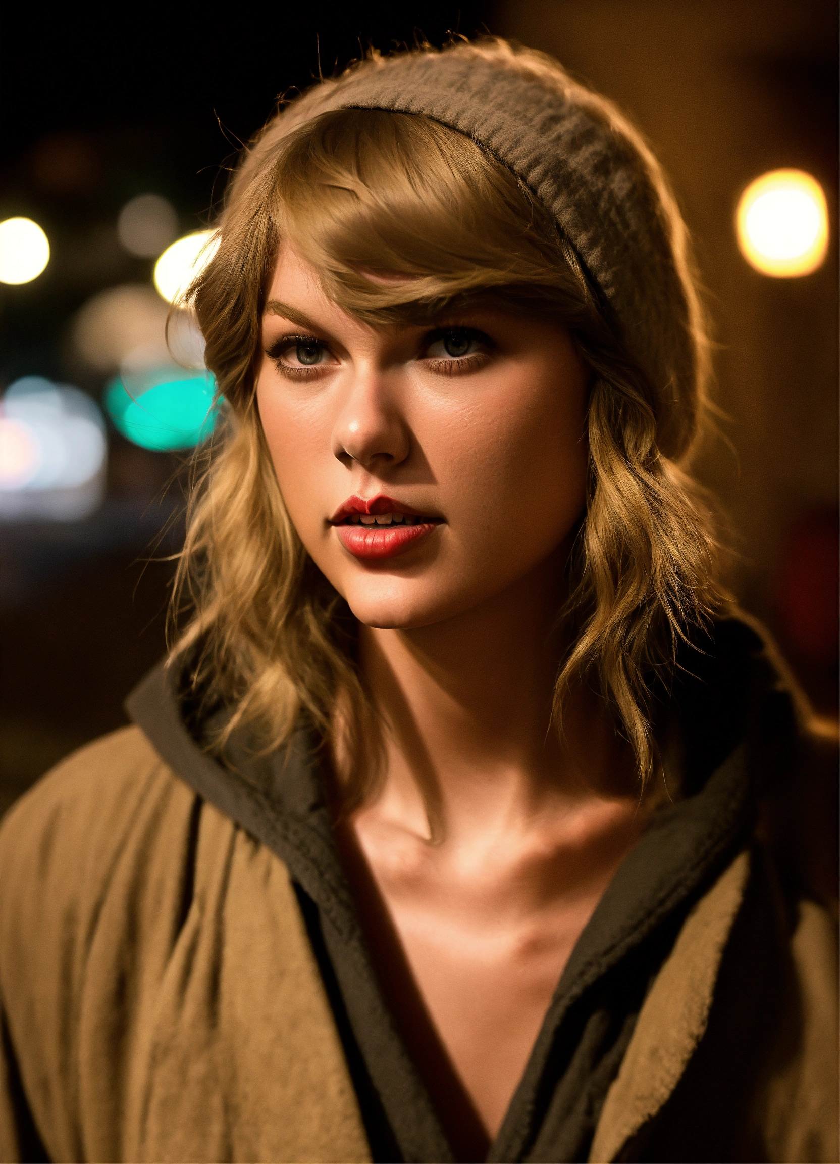 Lexica - Photo realistic shot of taylor swift dressed as a homeless person begging for money ...