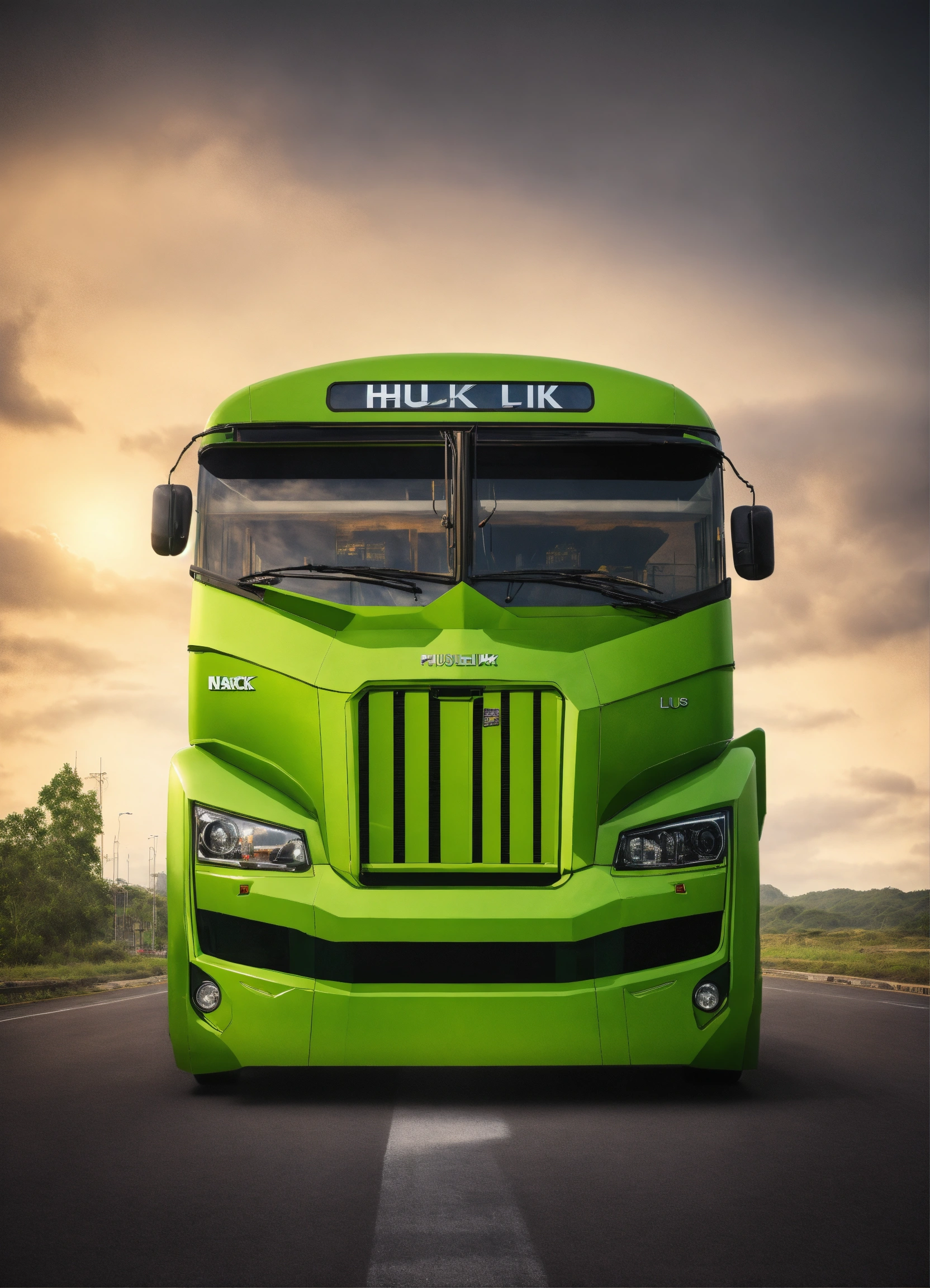 Lexica - Bus desain hulk