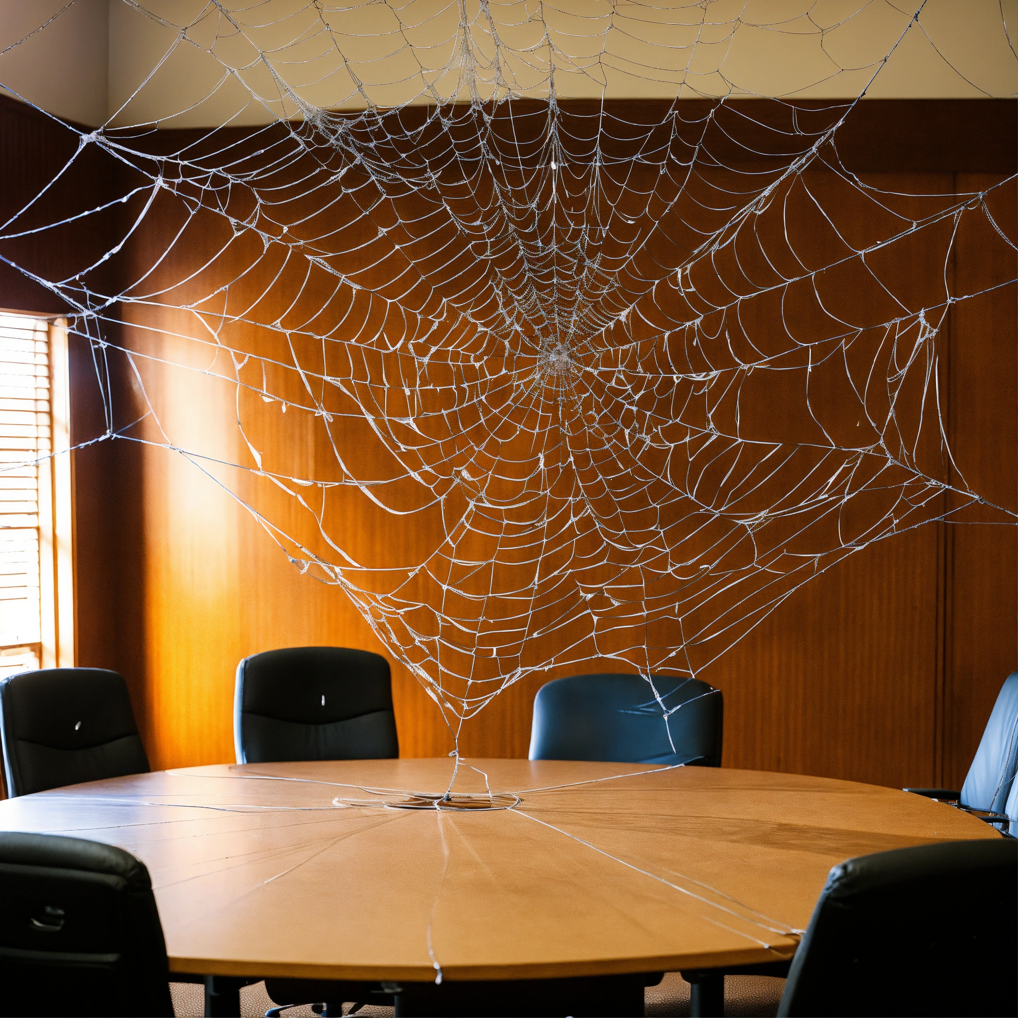 Lexica - Spiders net in a conference room