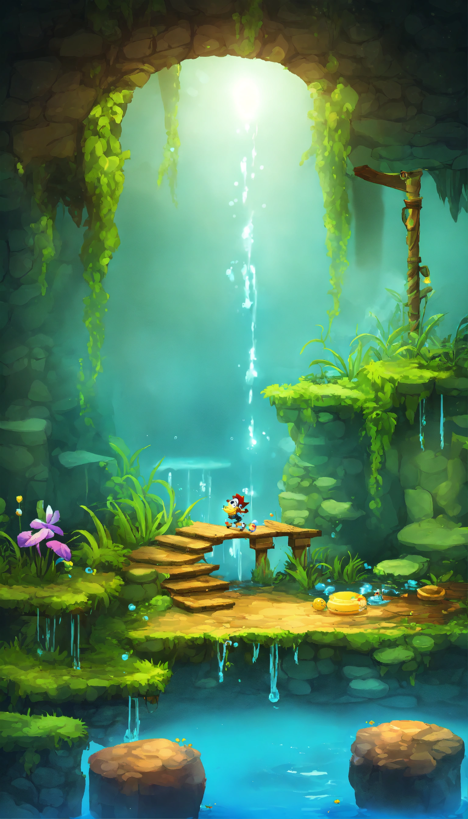 Lexica - 2d Rayman-style platform game with water scenes