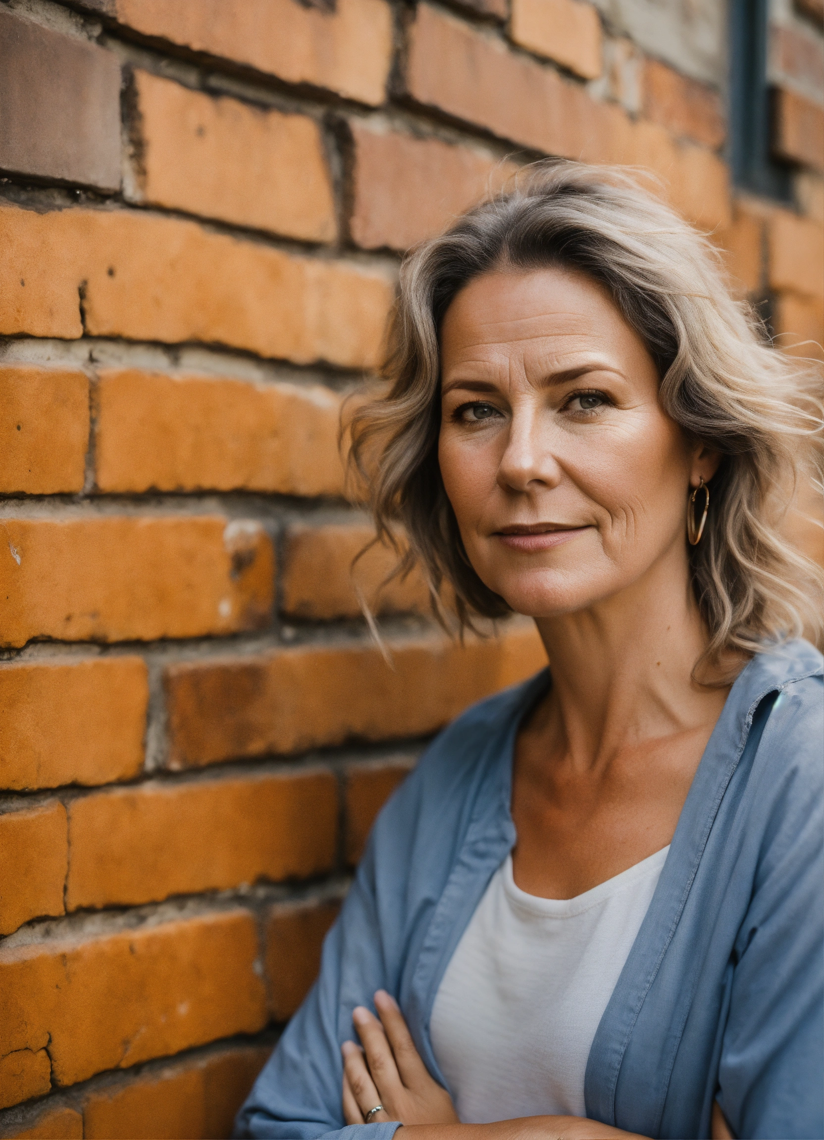 Lexica - Outdoor photo portrait of a 45-year-old white the average ...