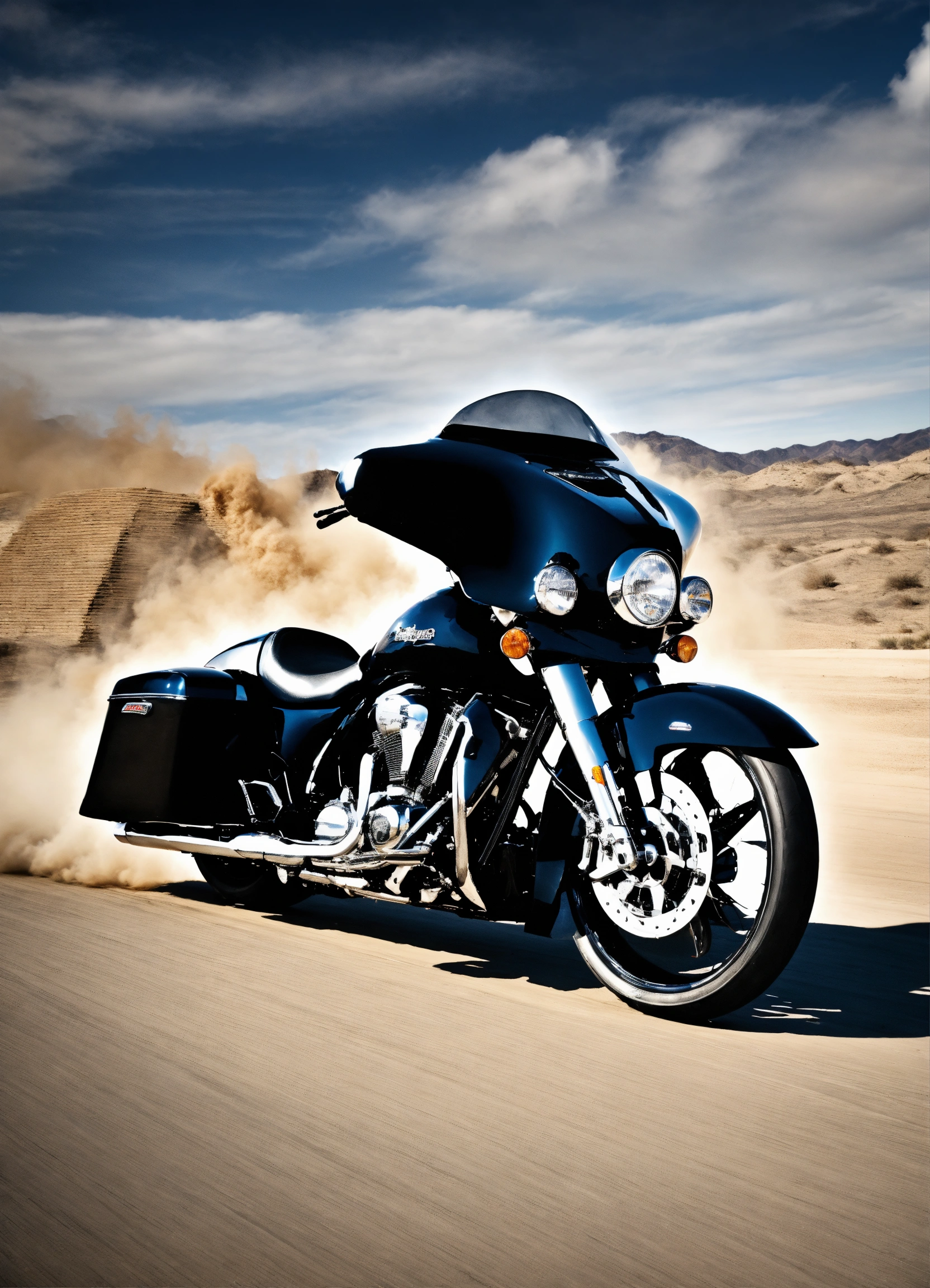 Lexica - Performance Bagger Race, background looking up black