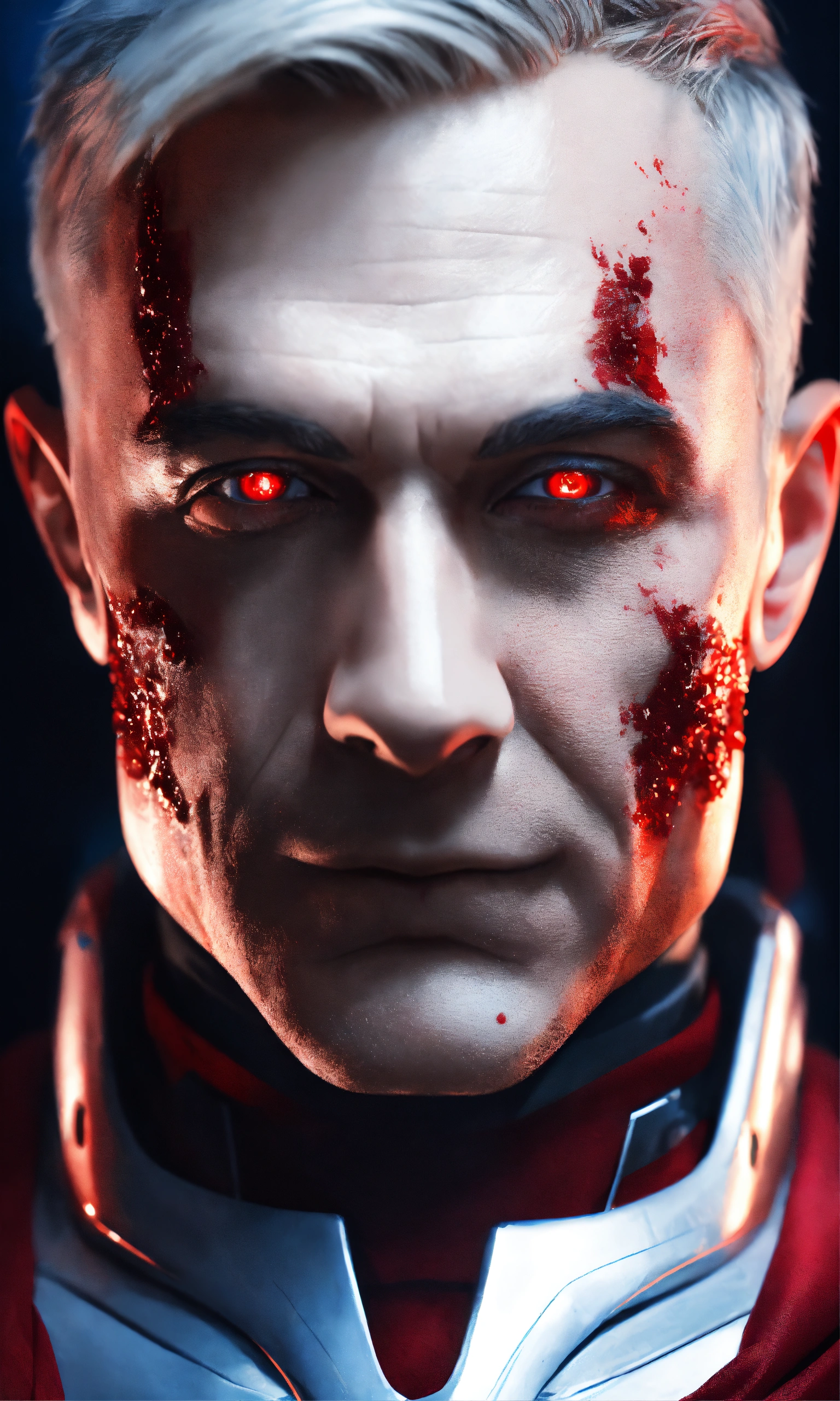 Lexica - A realistic photo of psychopath 45 years old scary man with ...