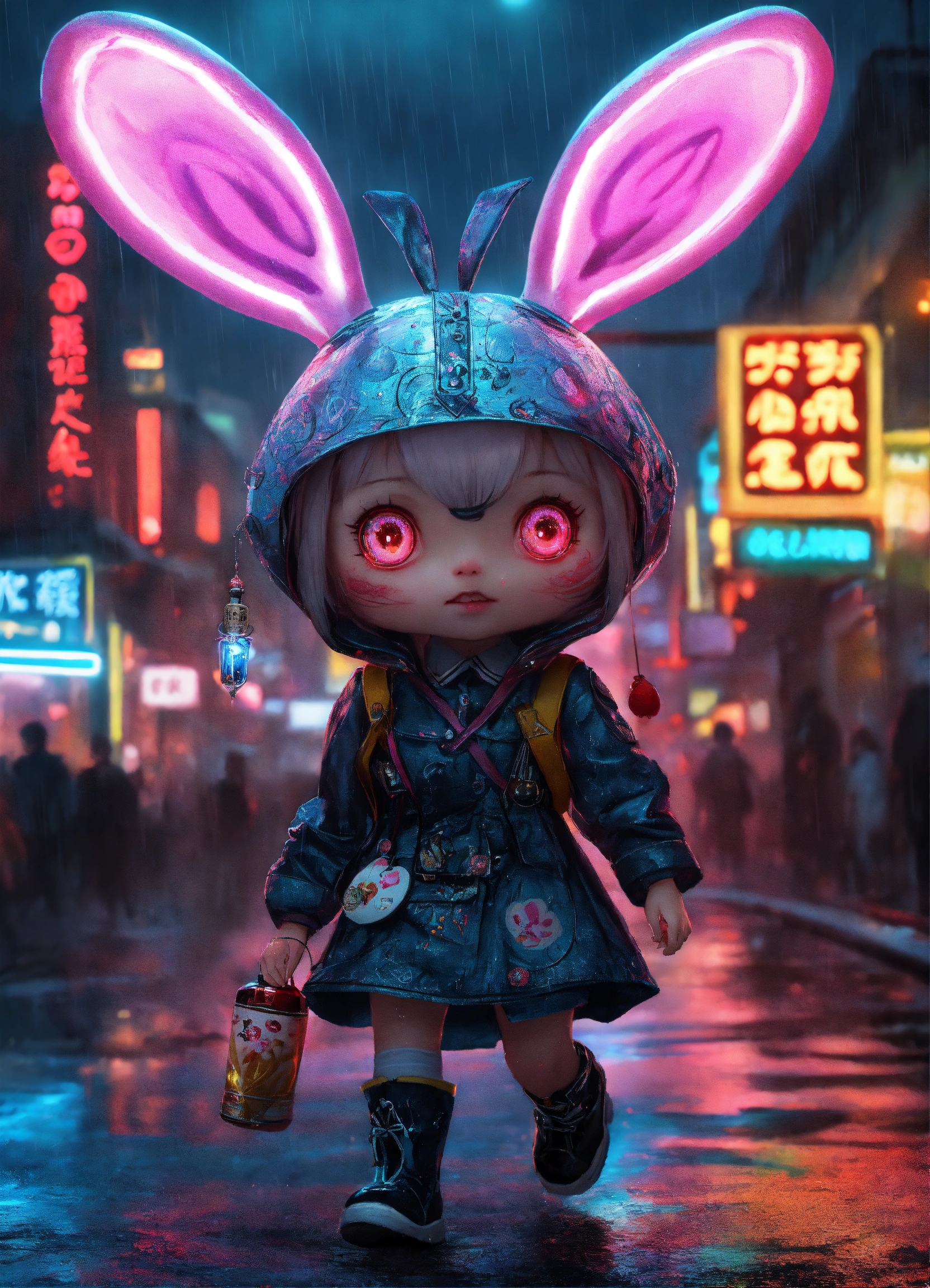 Lexica - Running creepy little japanese alien anime alice in wonderland ...
