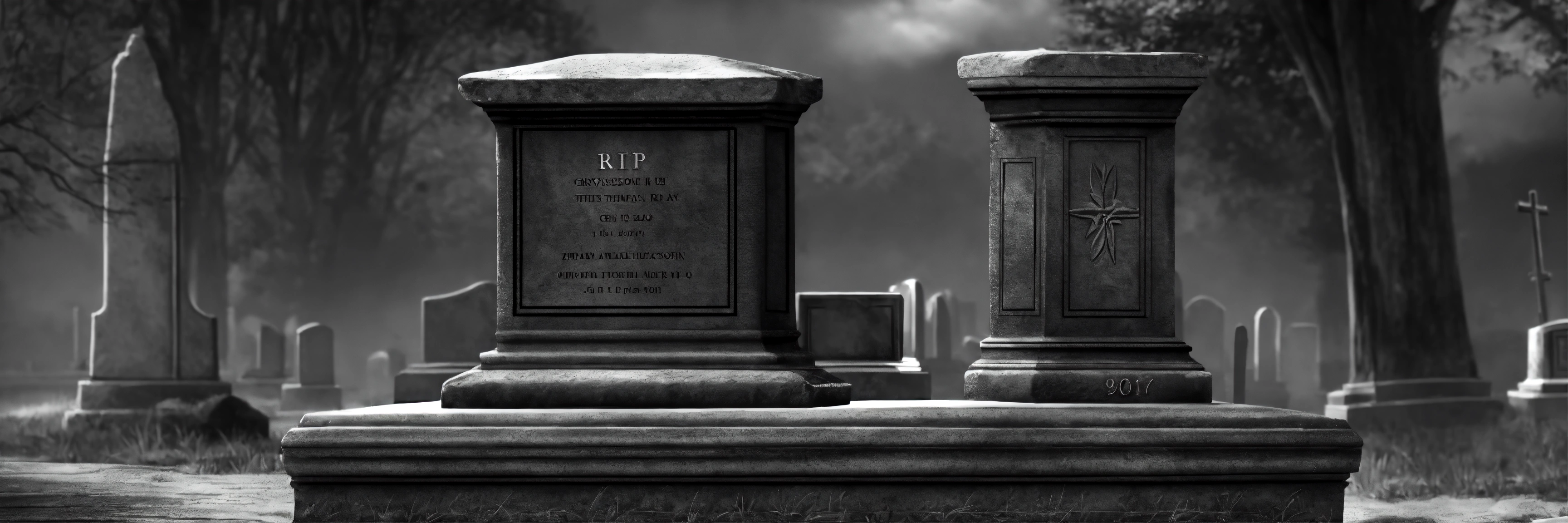 Lexica - RIP Gravestone in Tidor Era, photo realistic, greyscale