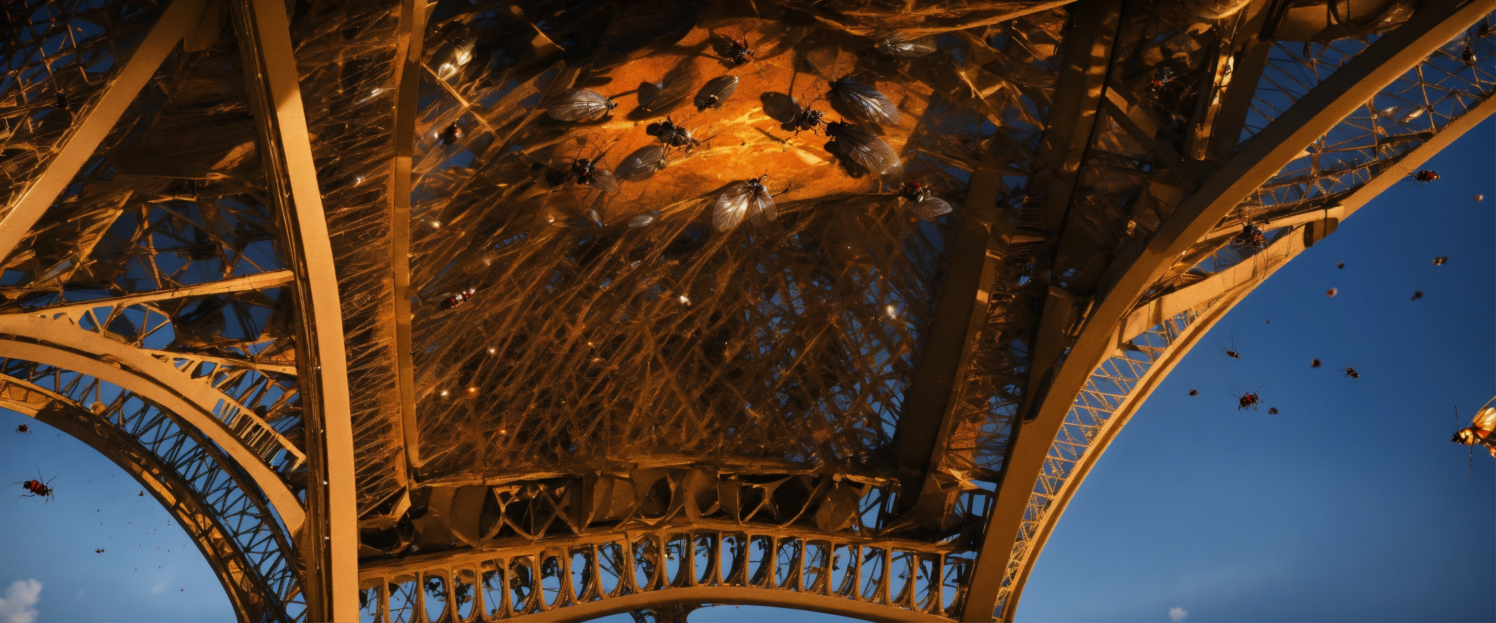 Lexica - Realistic photo in Paris, panic because of insects Cimex ...
