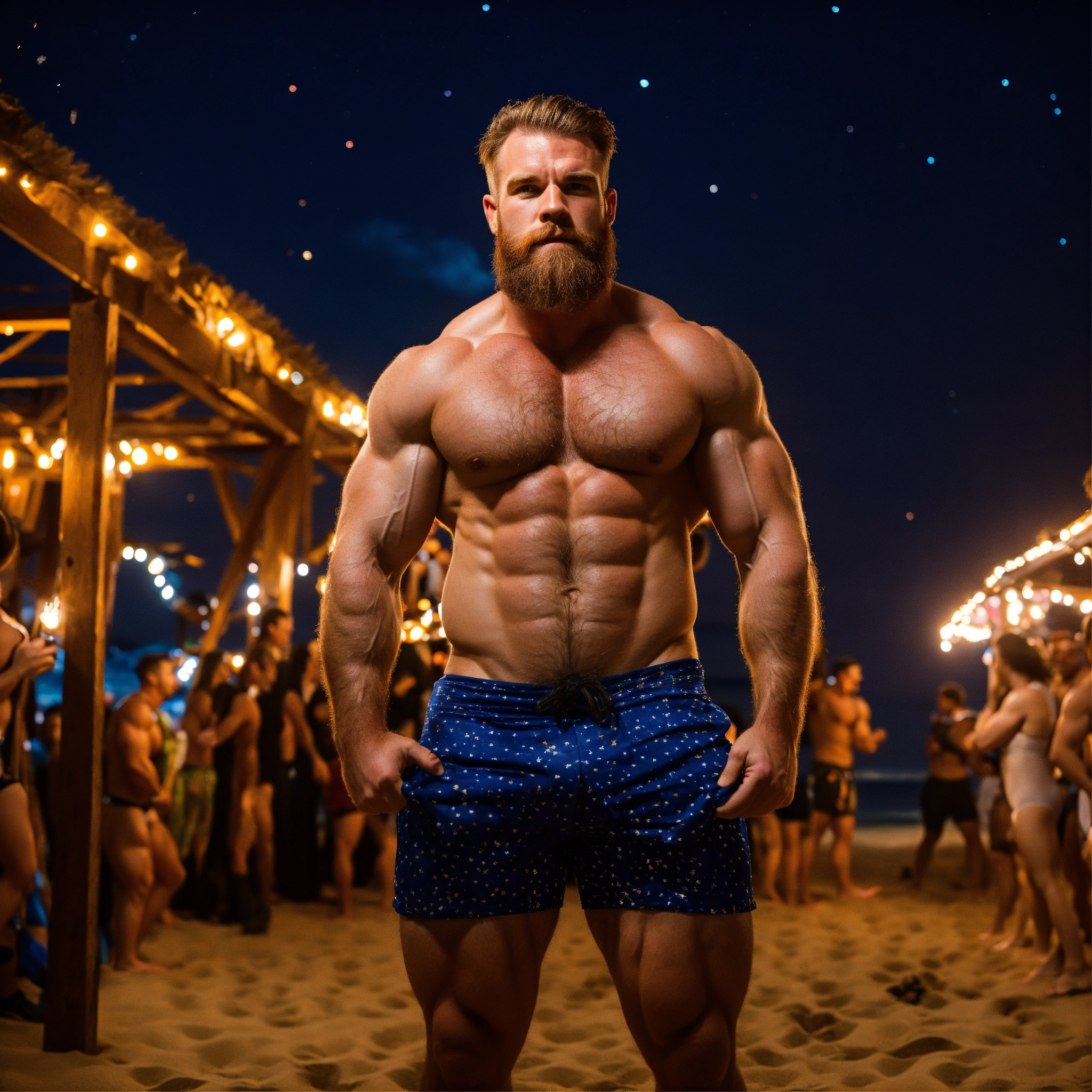 Lexica - 30-year-old hairy Scottish man with big muscles, big ...