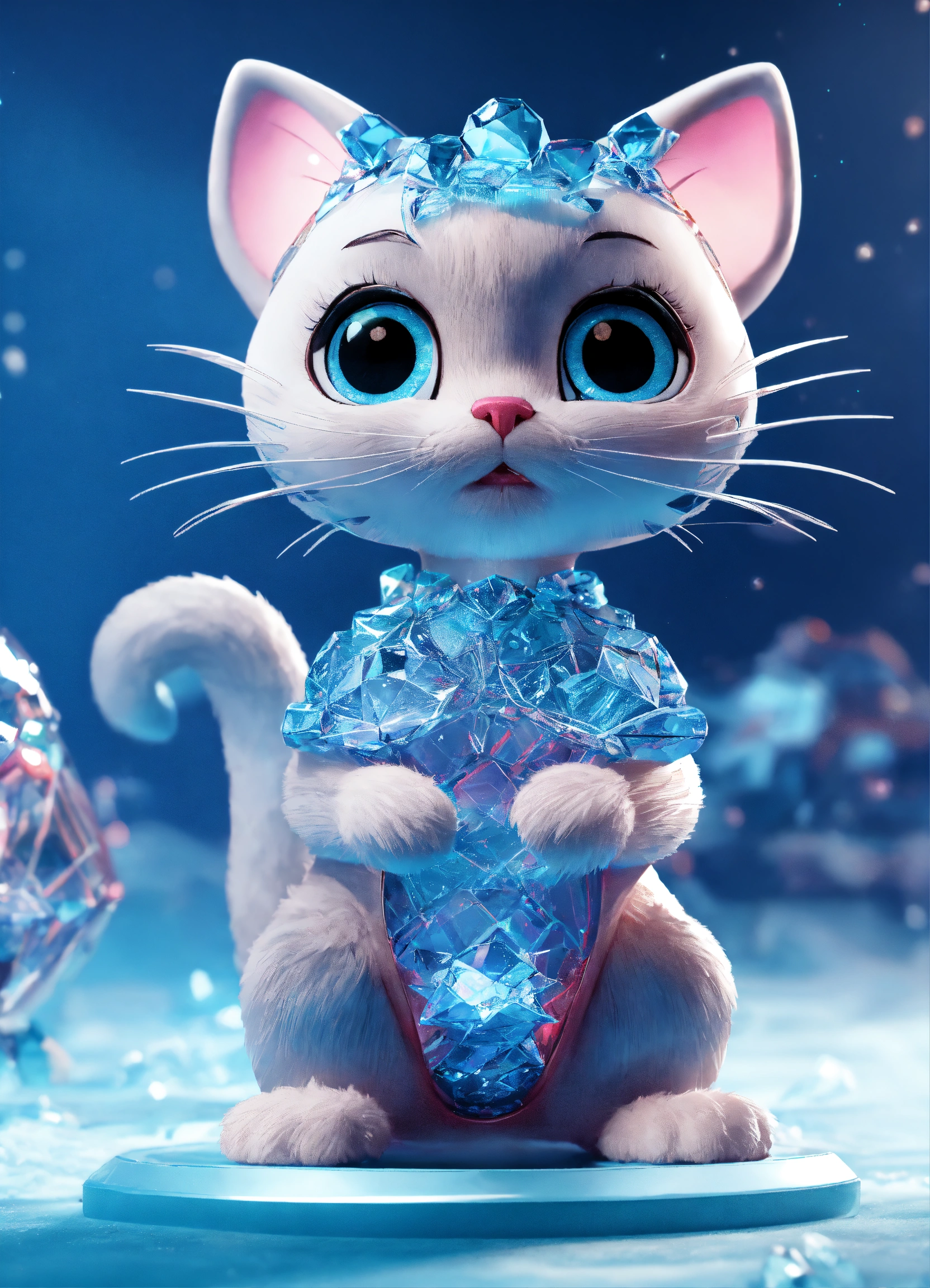 Lexica - Exclusive Toys, In front of the ice, cat, high quality, 3D ...