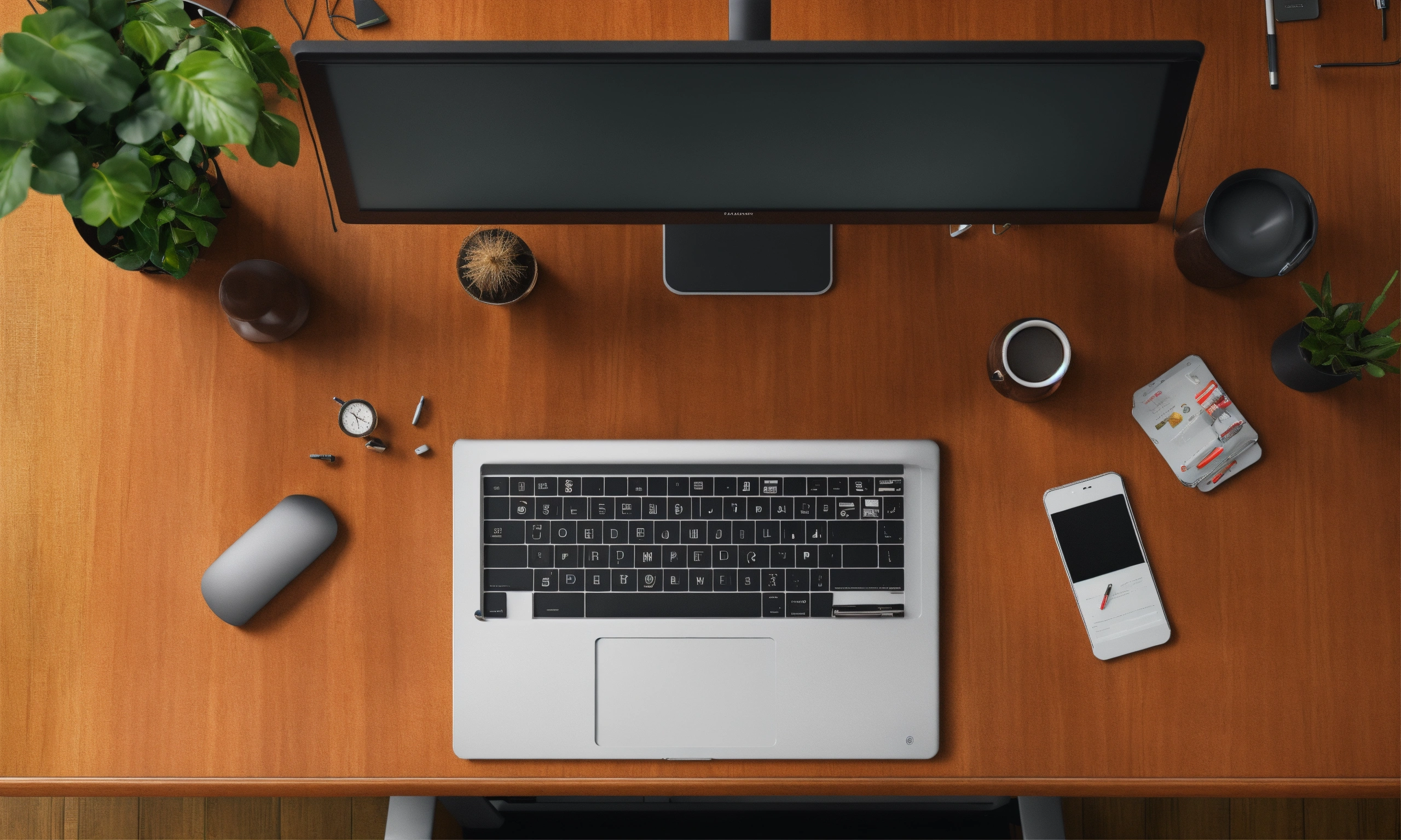 Lexica - Close up of empty desk hyper realistic view from top Top view ...