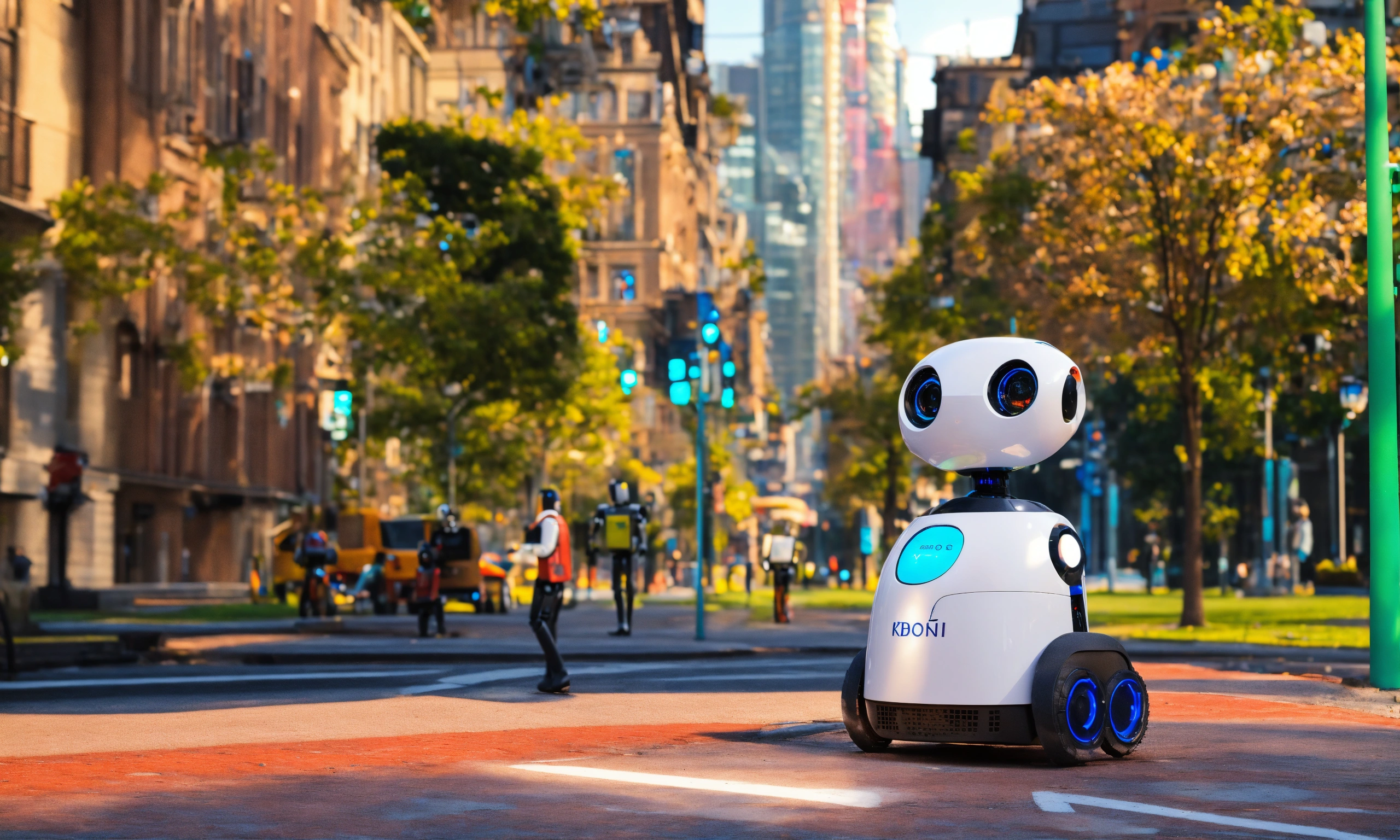 Lexica - Kind robots help everyone in the city of the future