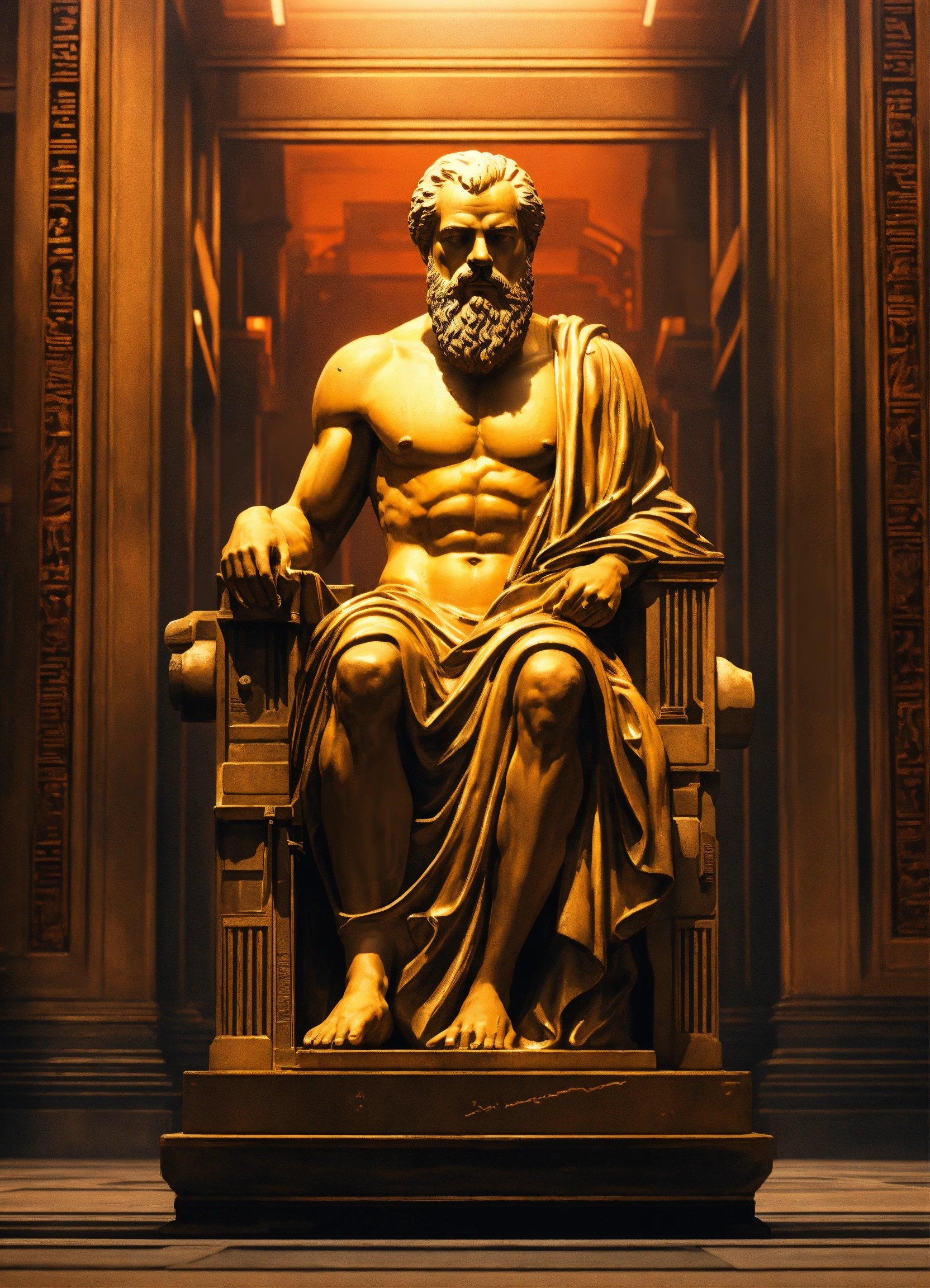Lexica - Philosopher Socrates statue, Parthenon, Photography, light day ...
