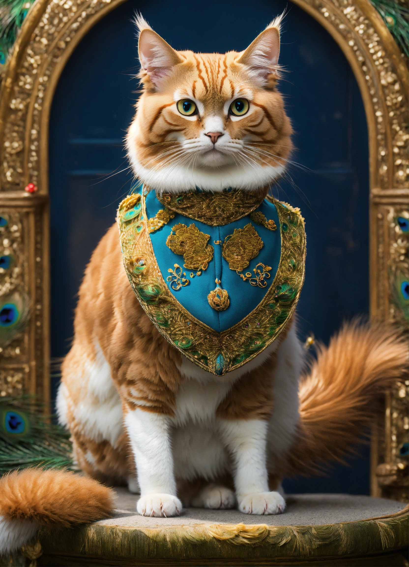 Lexica - Peacock cat commander