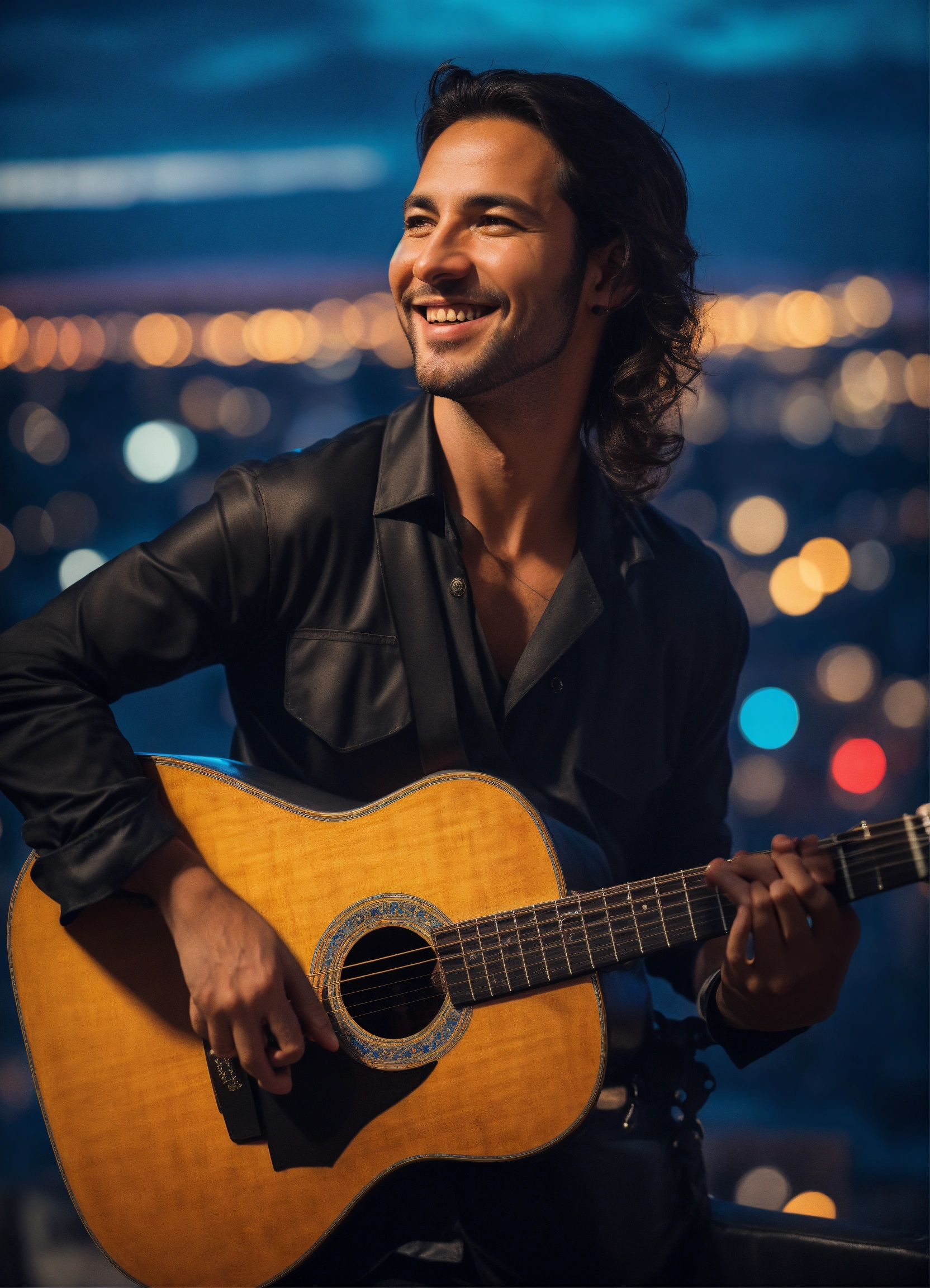 Lexica - A realistic full body photograph, famous flamenco music singer ...