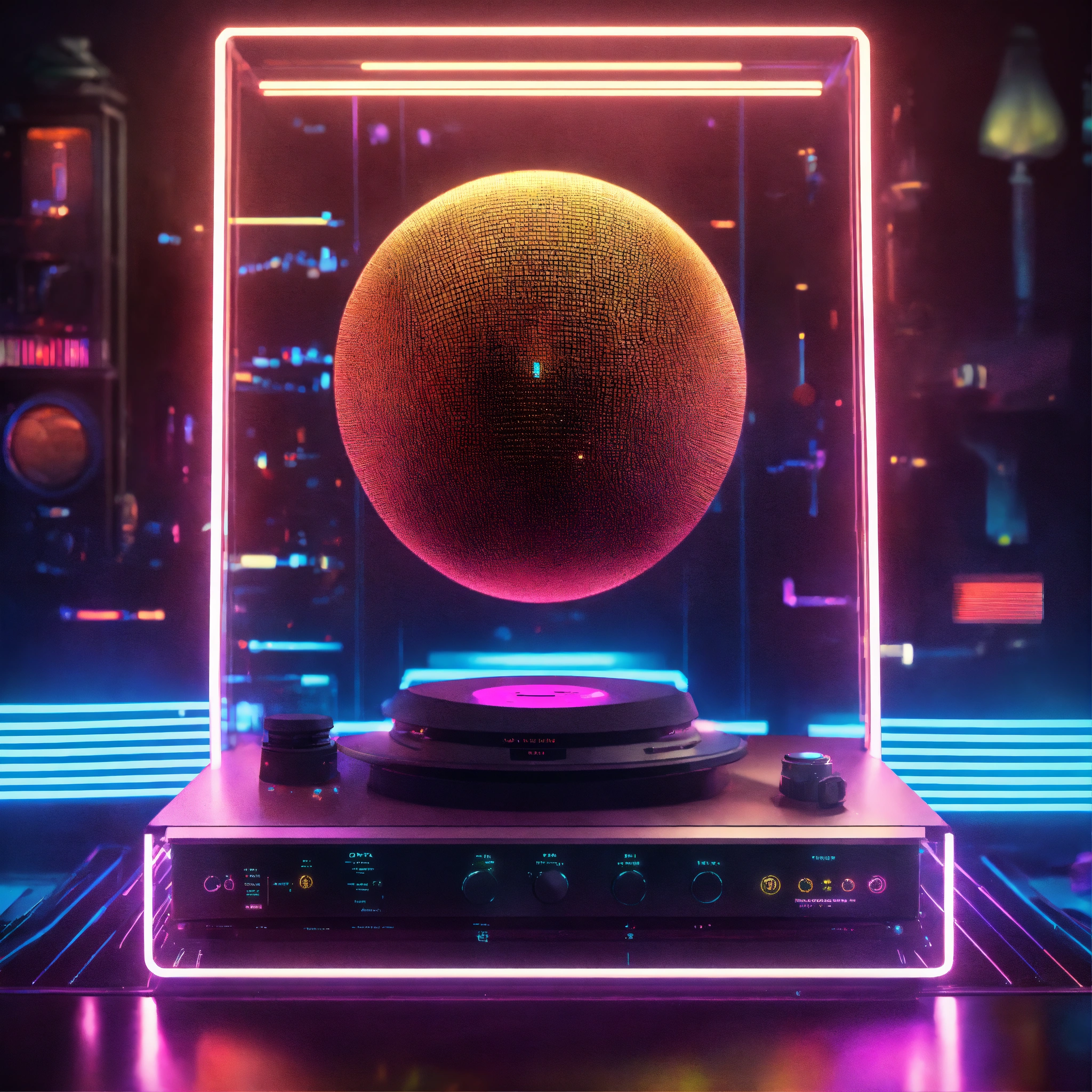 Lexica - A sound visualizer machine with personality, waveform ...