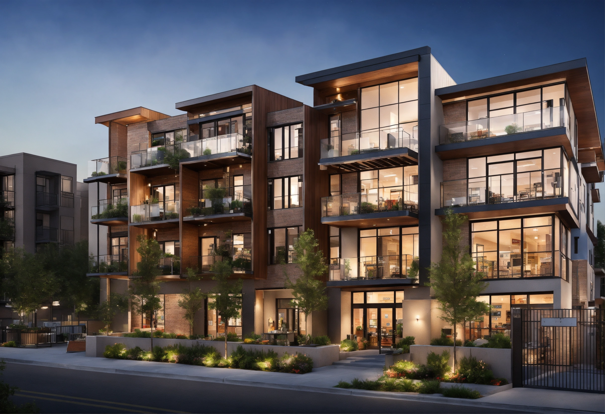 Lexica - This sleek and modern 10-story building in a vibrant ...