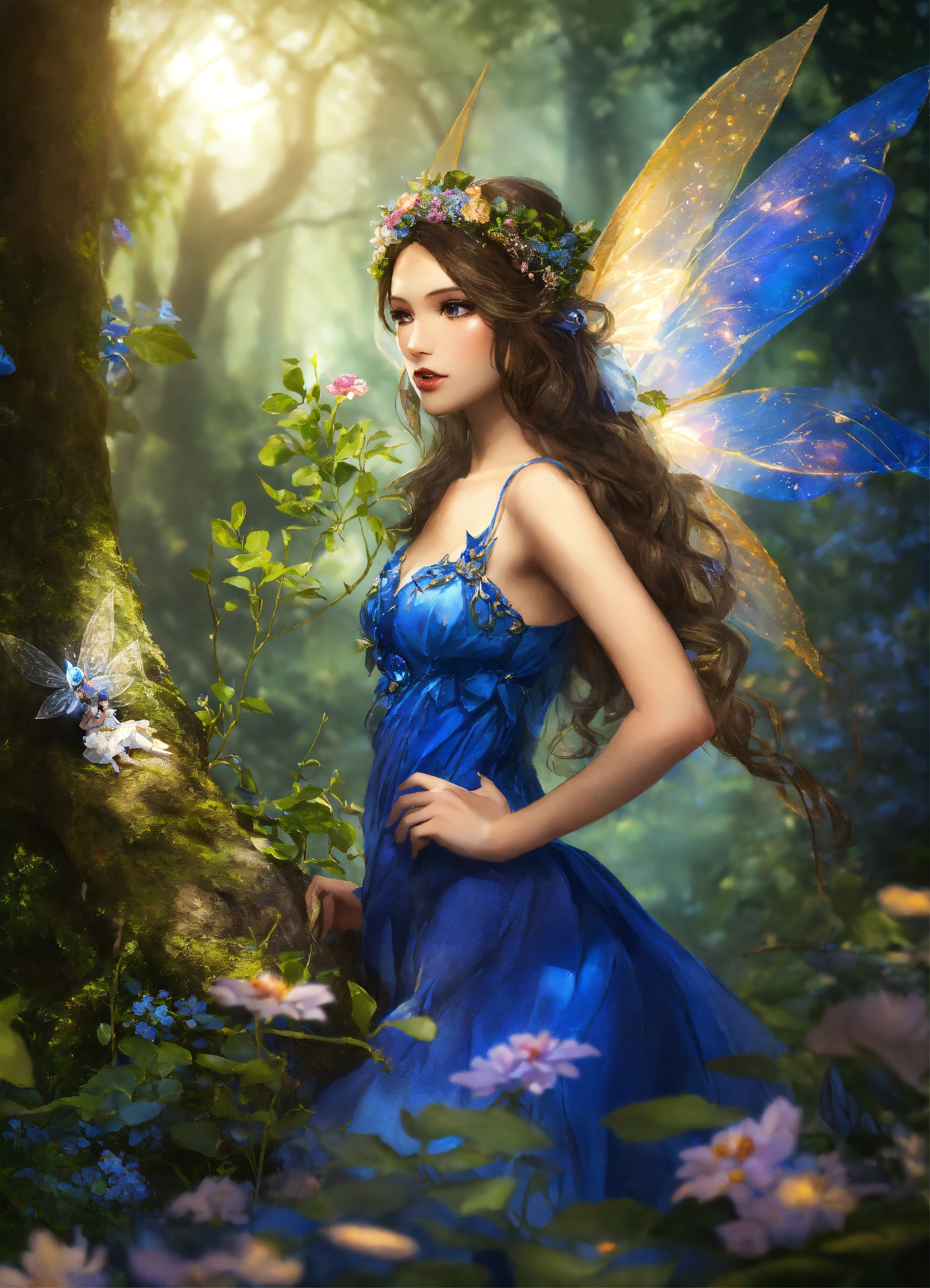 Lexica - Enchanted woodland fairies, sapphire, enchanted garden, dnd ...