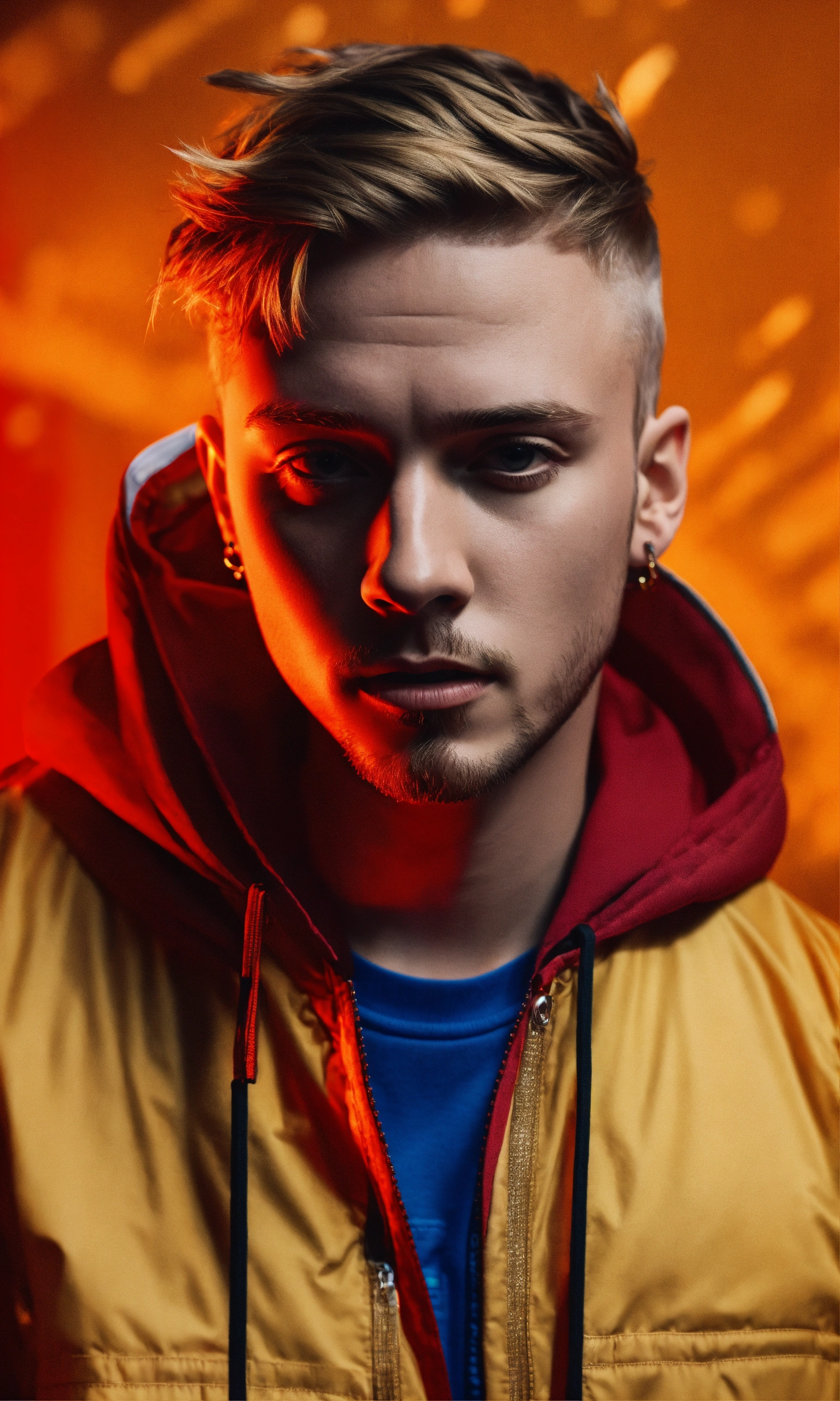 Lexica - Vald rapper, netflix, looking at camera, studio, super ...