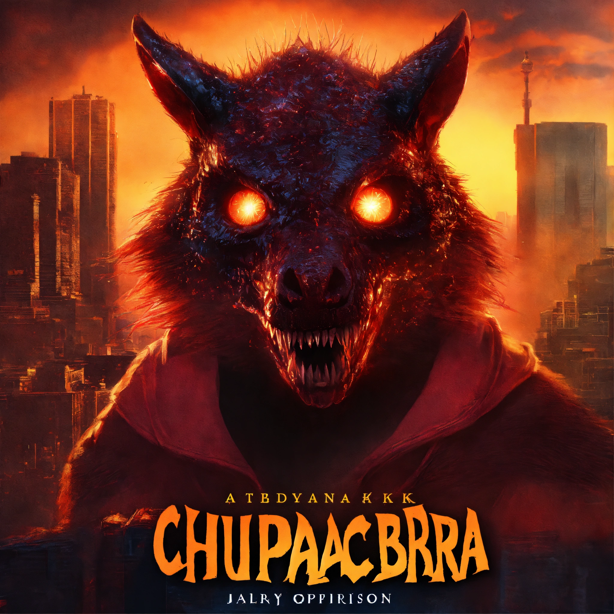 Lexica - Chupacabra cover art 4k realistic