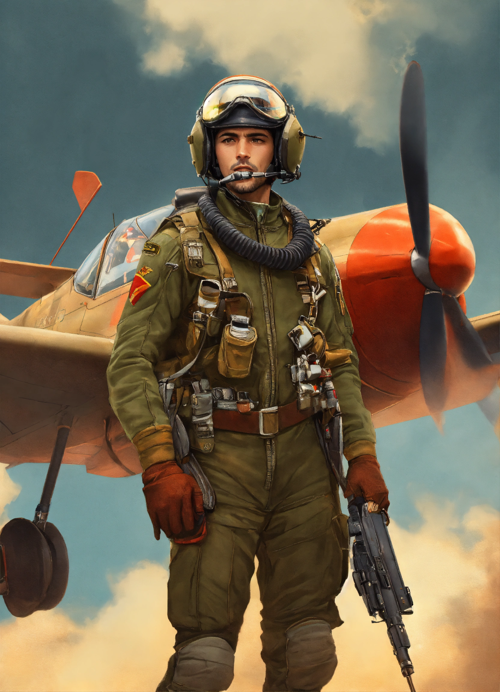 Lexica - Spanish fighter pilot