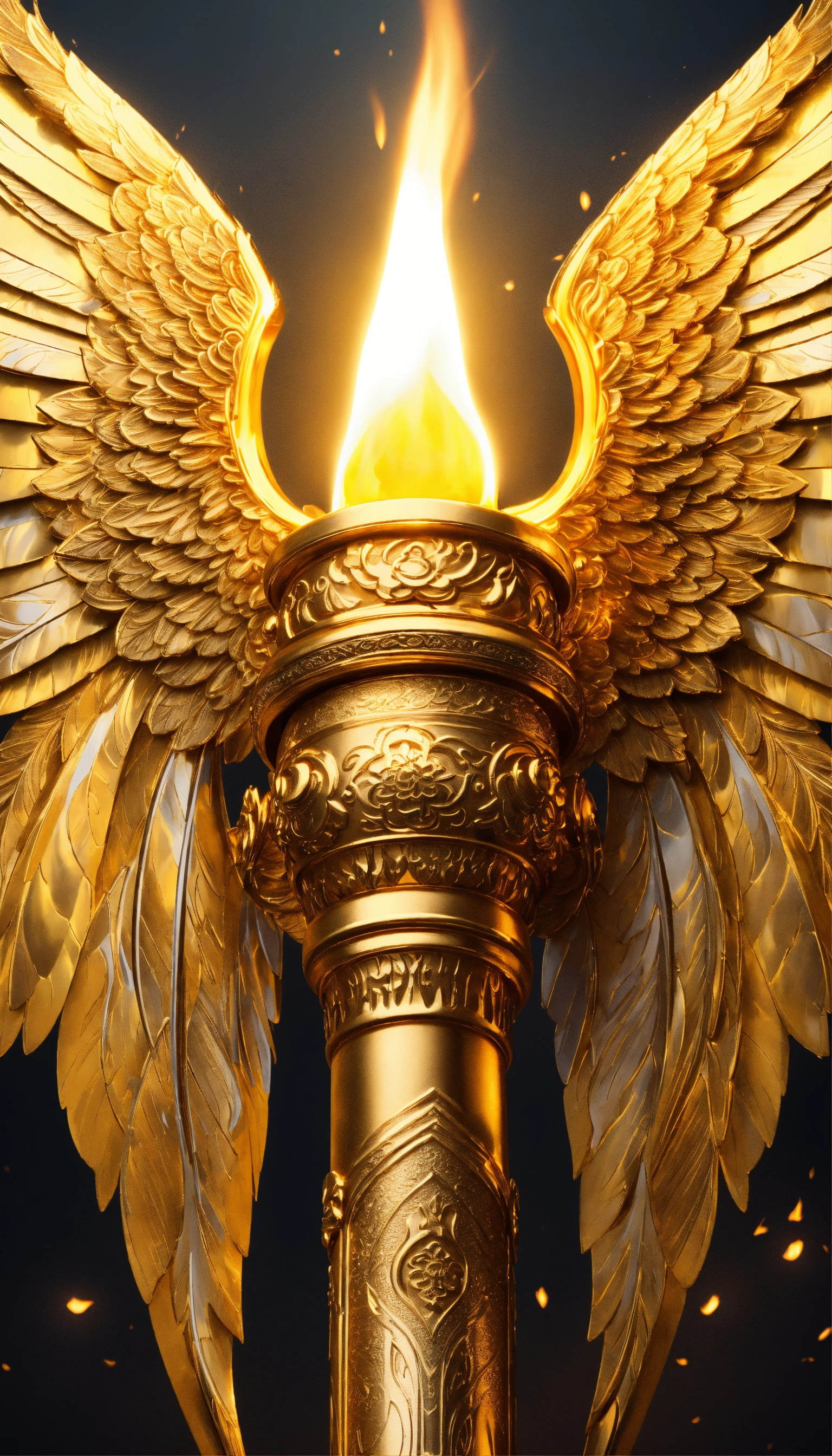 Lexica - Powerful, detailed torch, digital illustration, real, 3D ...