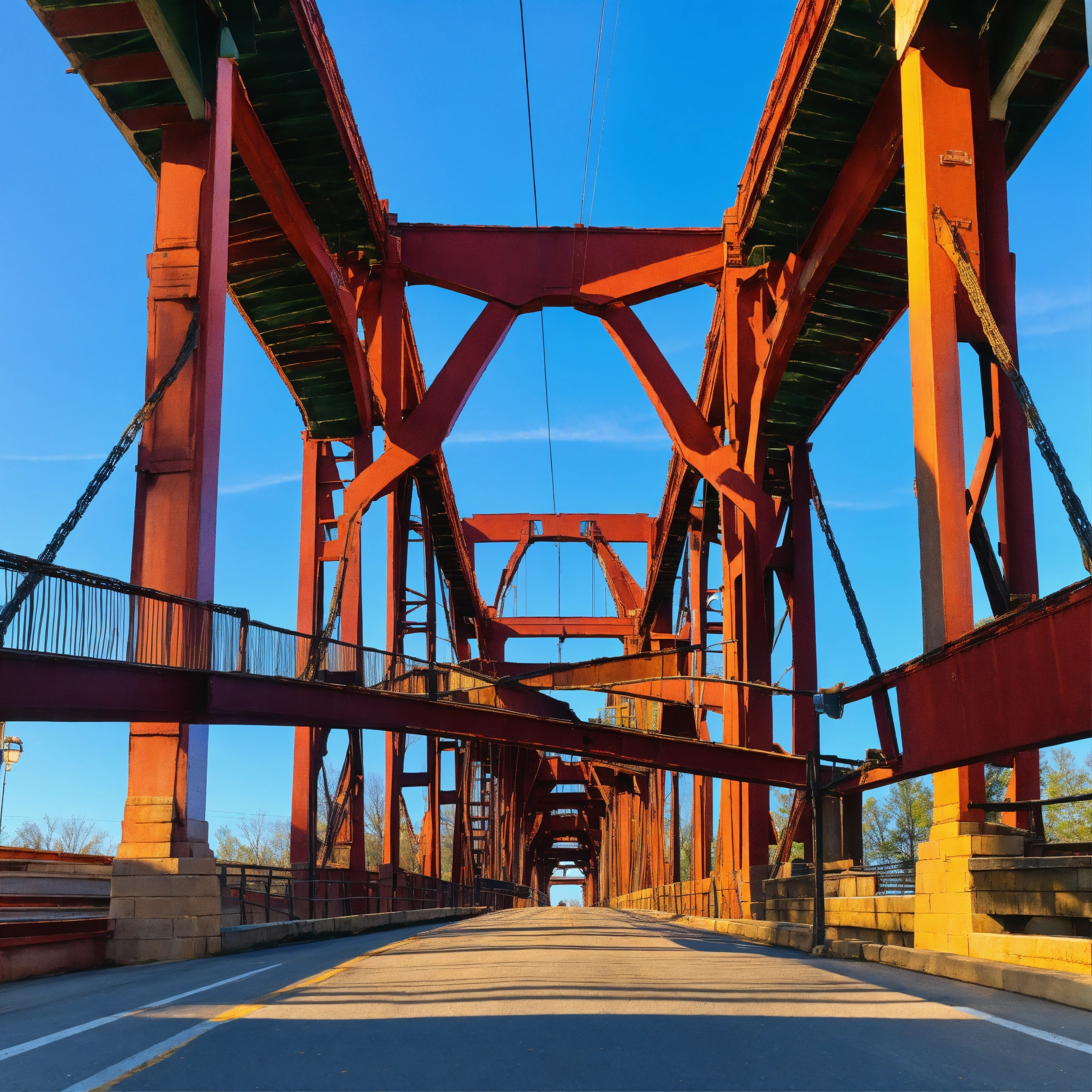 Lexica - Create a picture of the Edmund Pettus Bridge. Zoom in from the ...