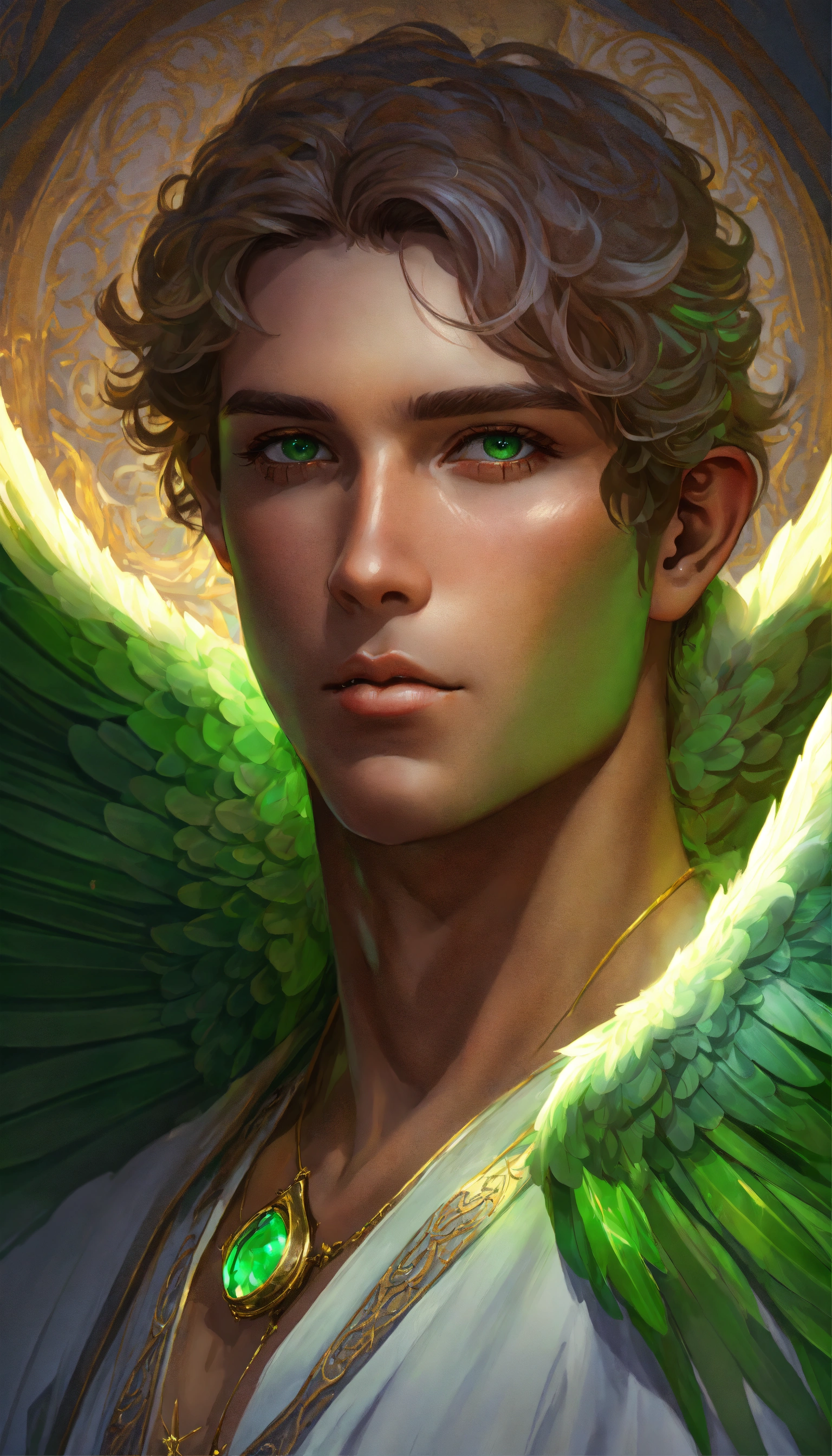 Lexica - Male angel, wings, intricate, headshot, highly detailed ...