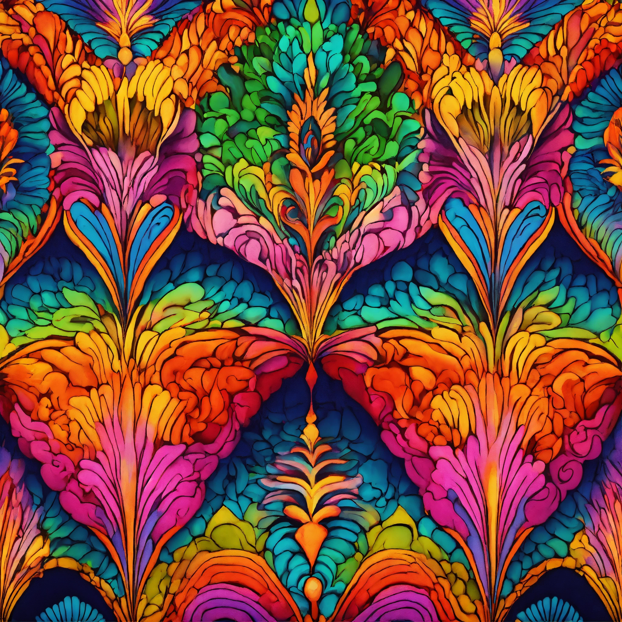 Lexica - Design psychedelic pattern