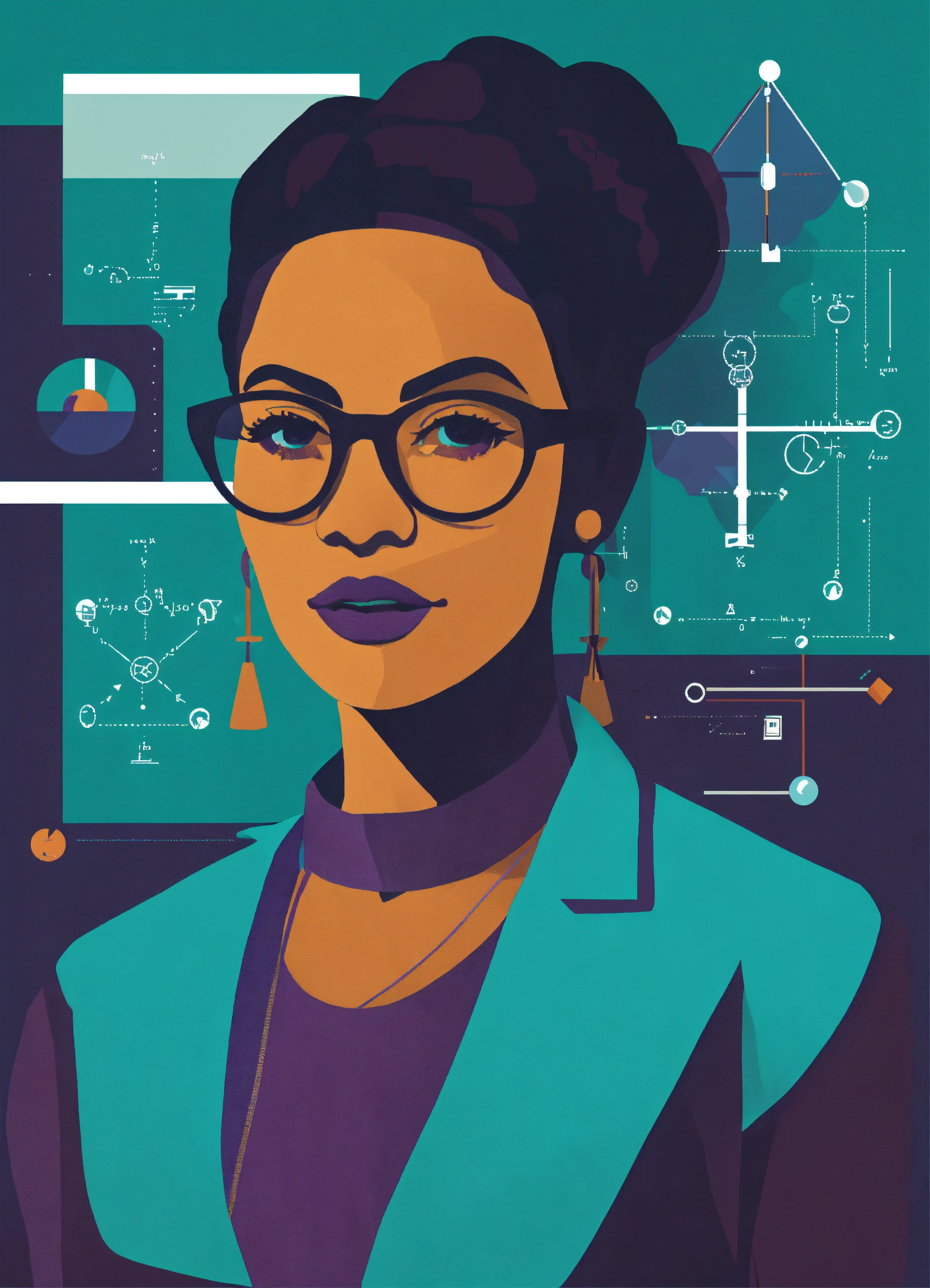 Lexica - A vector icon that represents women of color in leadership in ...
