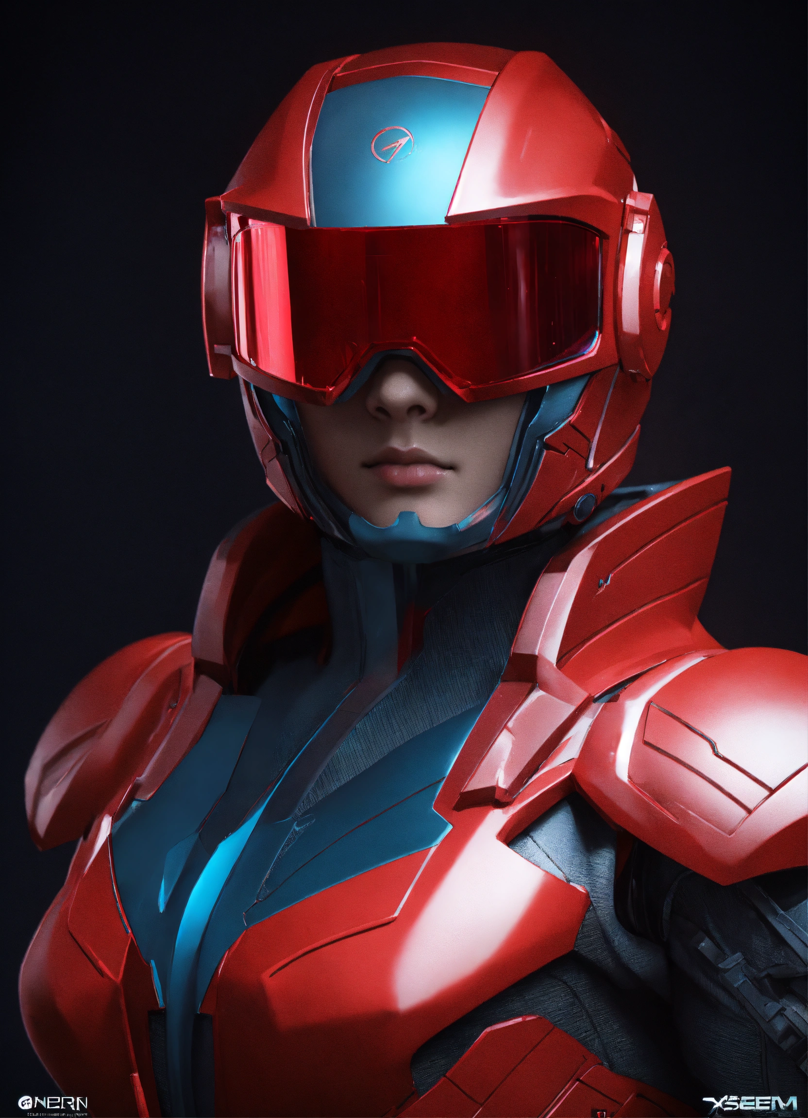 Lexica - Jesse Plemons as cylops with ruby red quartz visor from the ...