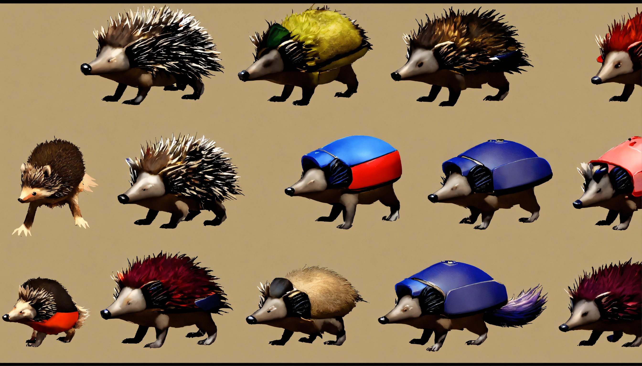 Lexica - Generate images of hedgehogs for the game. These hedgehogs ...