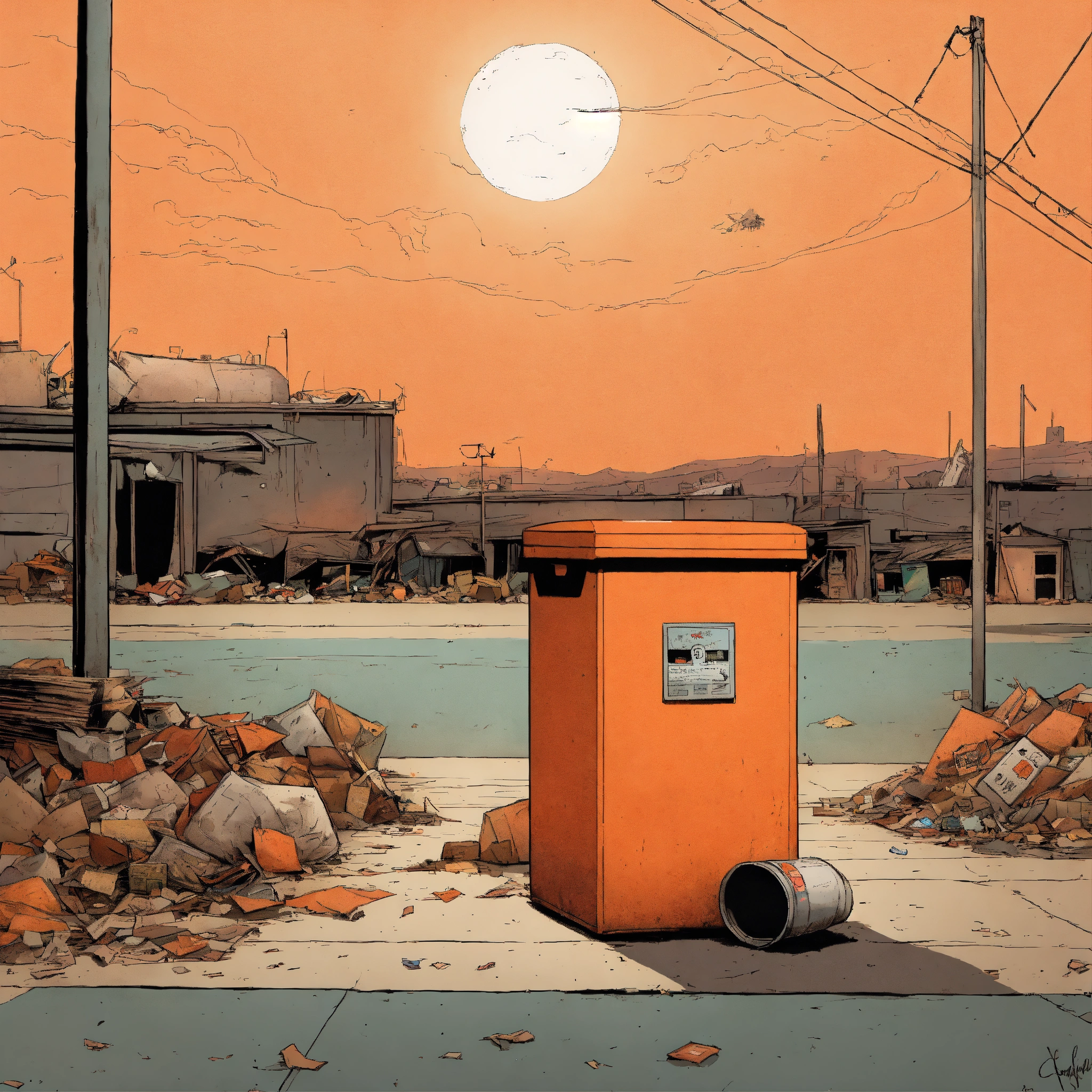 Lexica - Illustrate a comic-style vignette with a whimsical, yet ...
