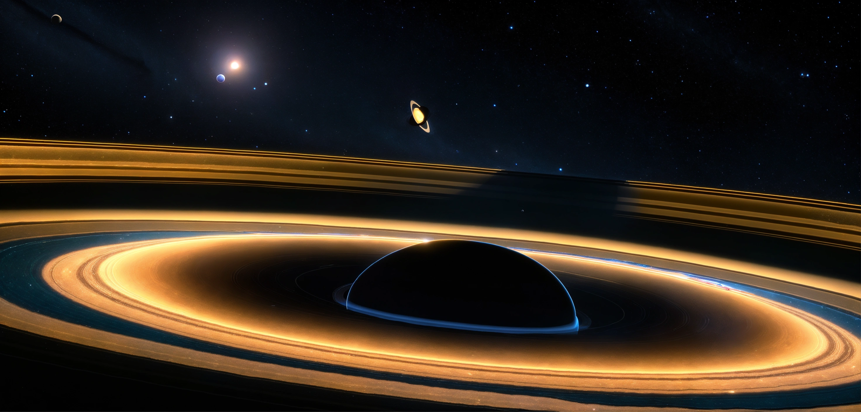 Lexica - THE PLANET SATURN AND THE RINGS AROUND IT