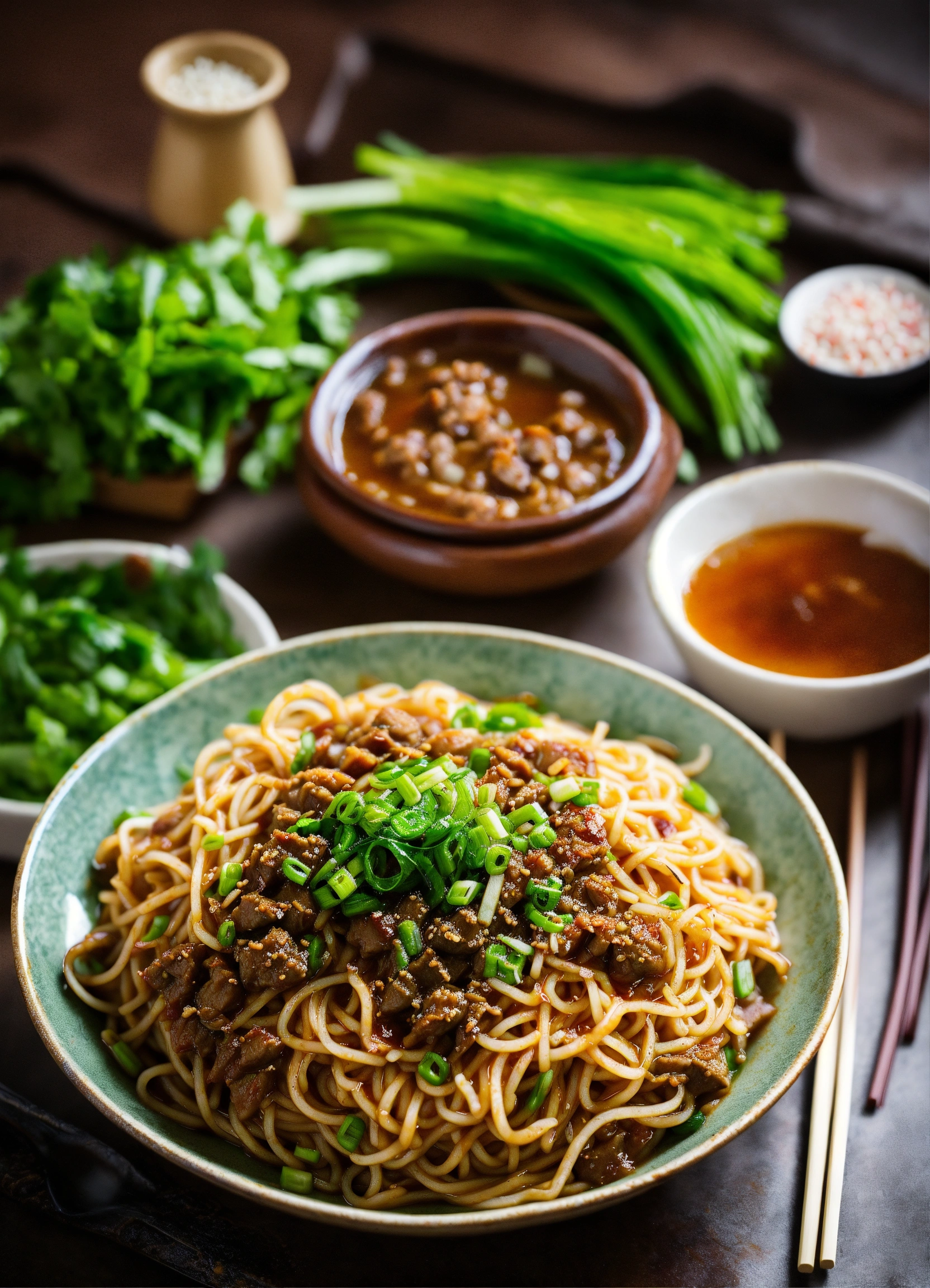 Lexica - Chinese Shandong cuisine dish, Zhajiang Noodles. It uses ...