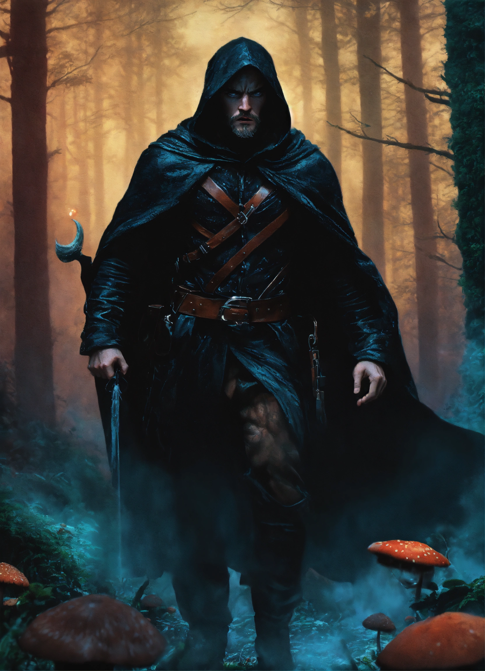 Lexica - In the style of comic book cover, Tony Curran as a thin boney ...