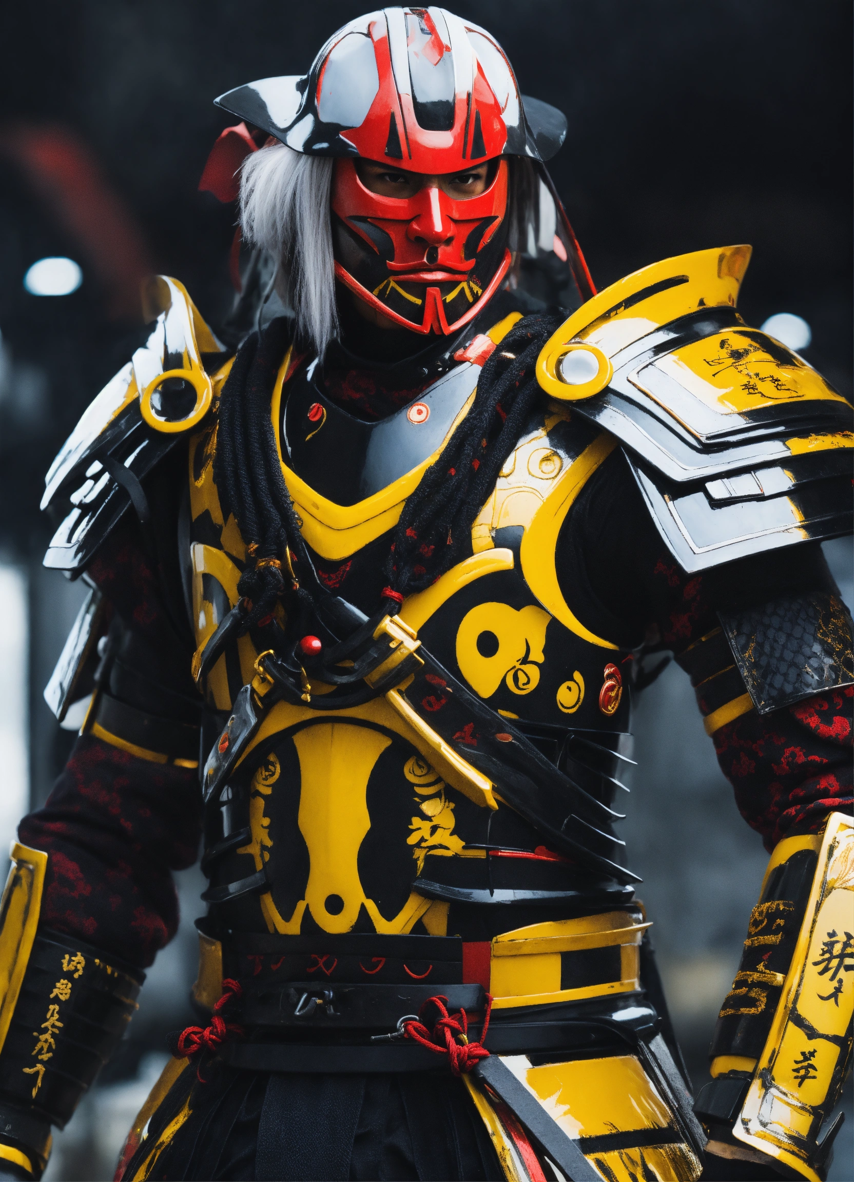 Lexica - Black and red samurai