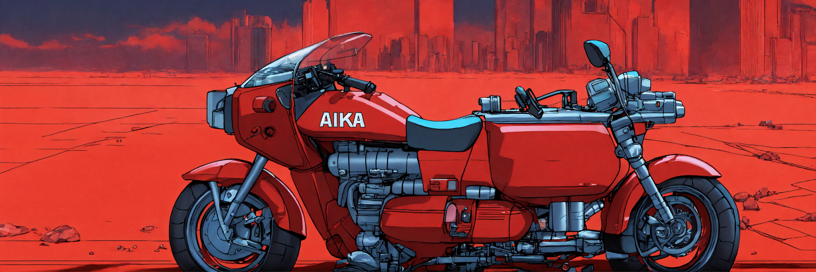 Lexica - Akira motorcycle